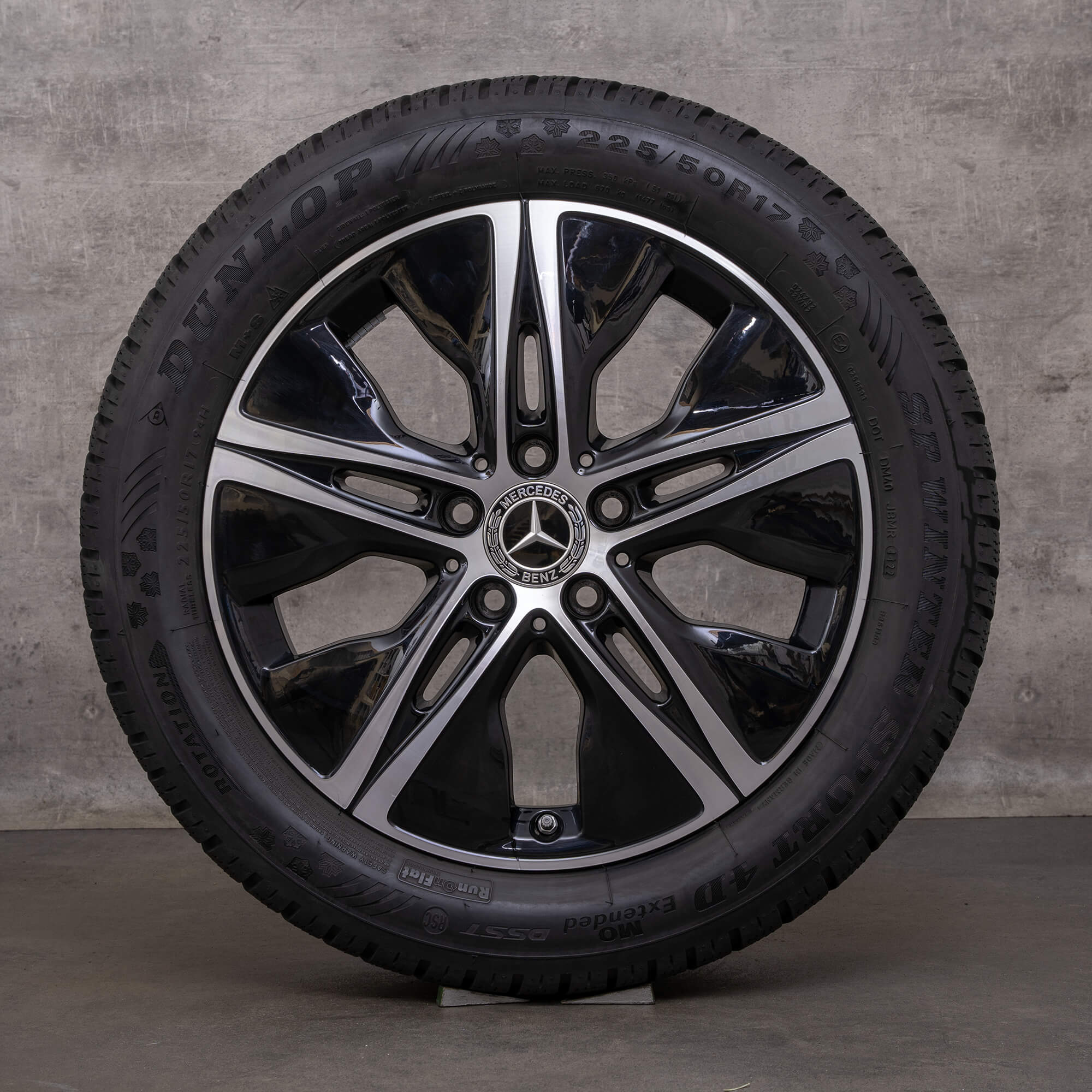 Original Mercedes Benz C-Klasse Winterräder 17 Zoll W205 S205 C205 A205 ...
