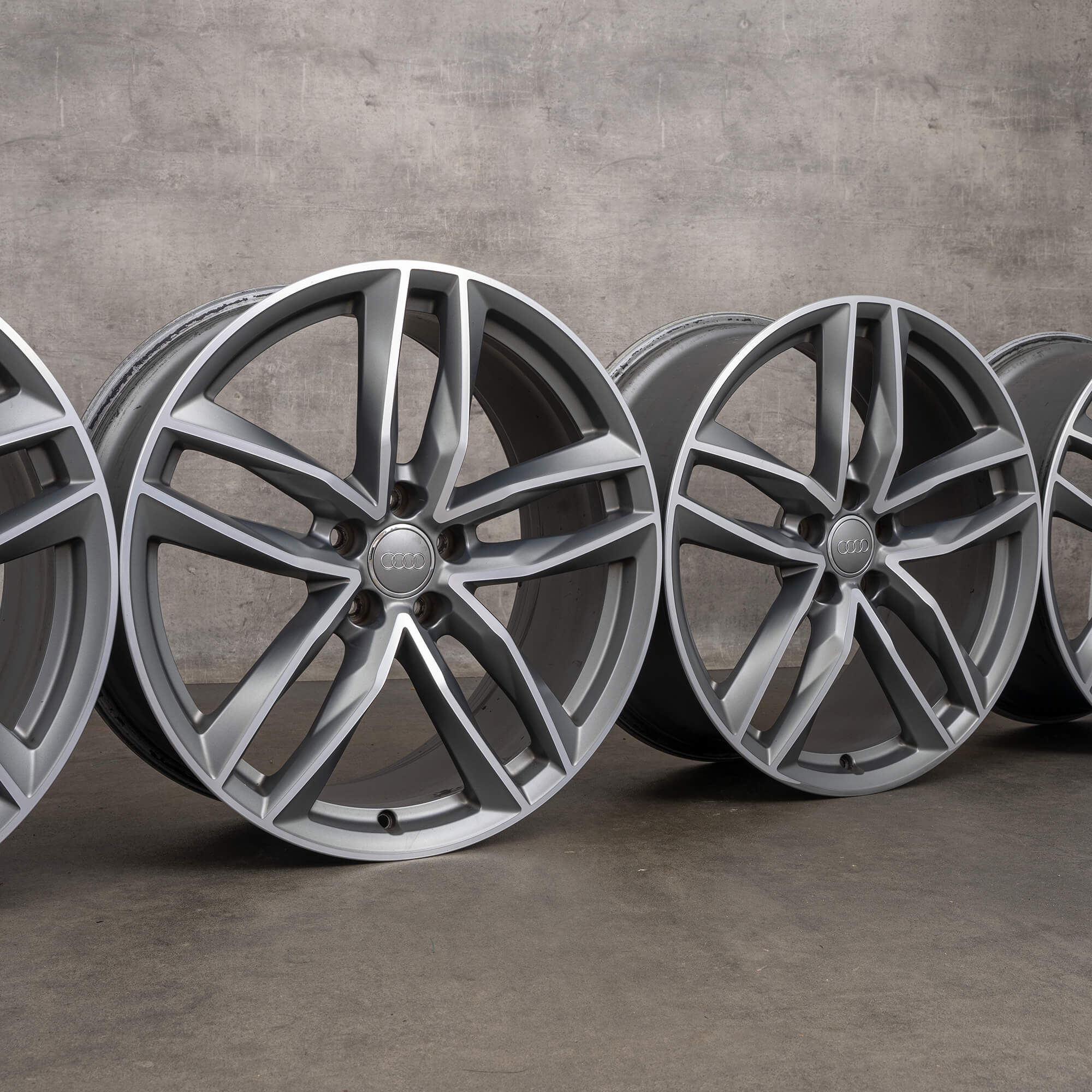 Audi A6 S6 4G C7 & Allroad 20 inch rims 4G9601025M titanium gloss turned