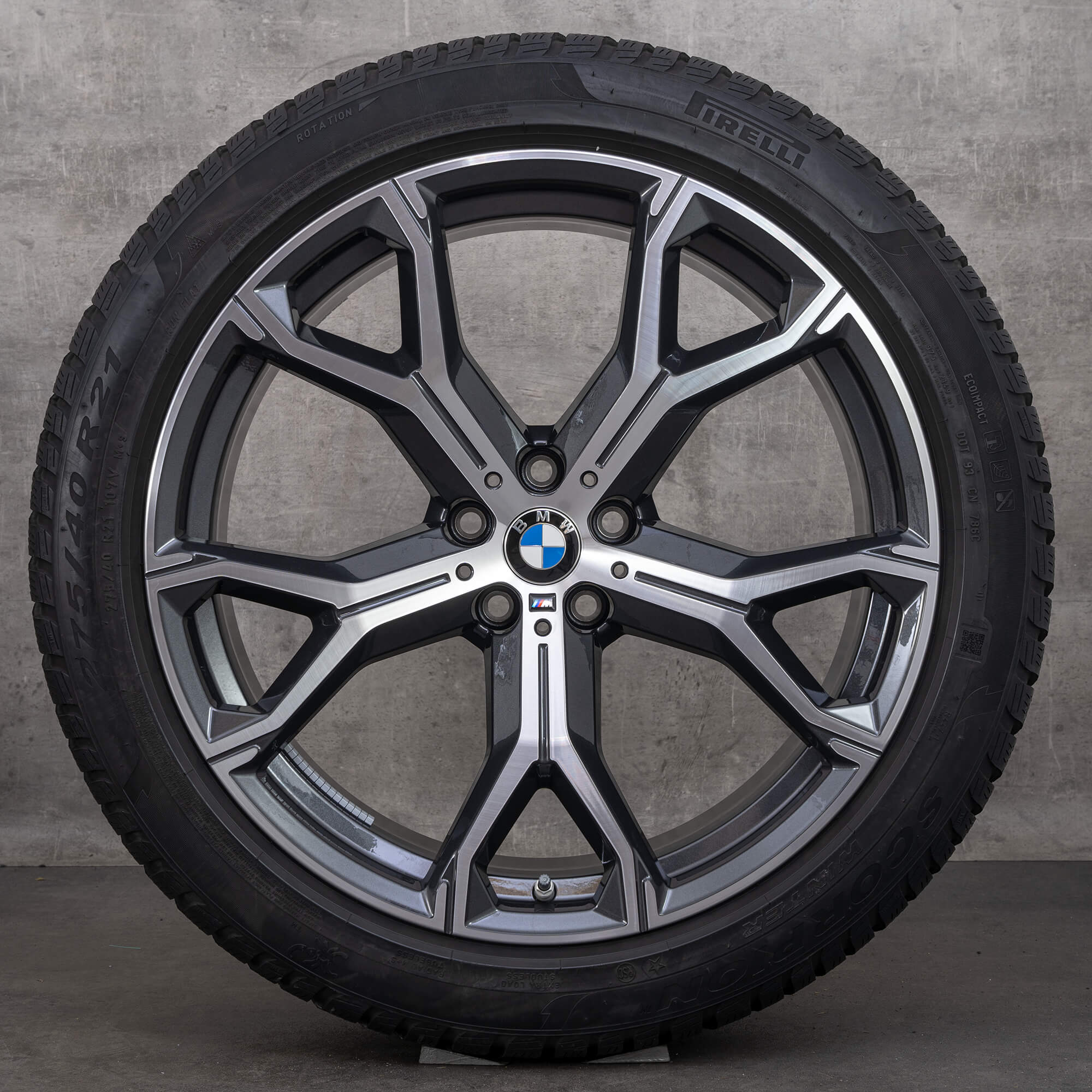 BMW 21 Zoll Felgen X5 G05 741 M Winterreifen Winterräder 8071998 8071999