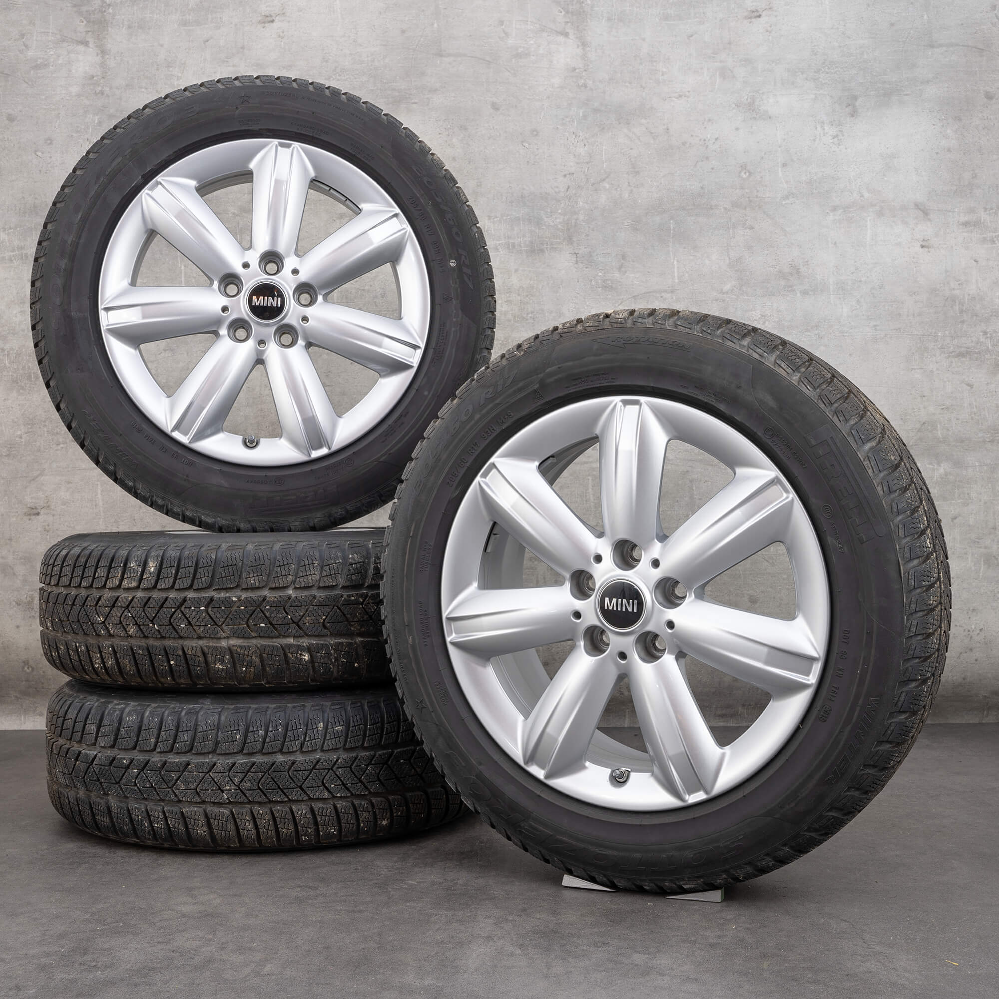 Mini 17 inch rims Countryman F60 JCW Star Spoke 539 winter tires winter ...