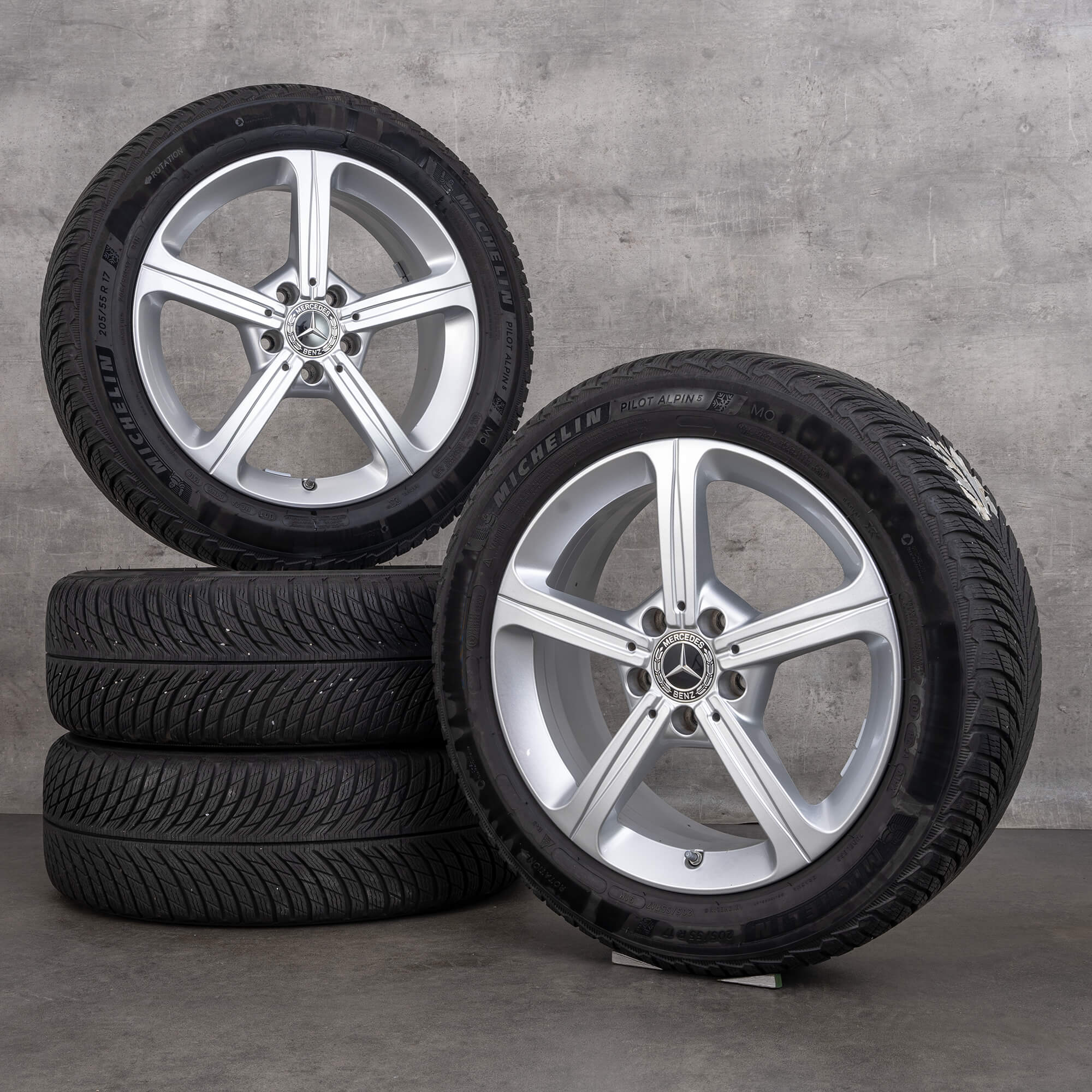 Mercedes 17 inch A class W177 CLA W118 winter tires wheels A1774011200