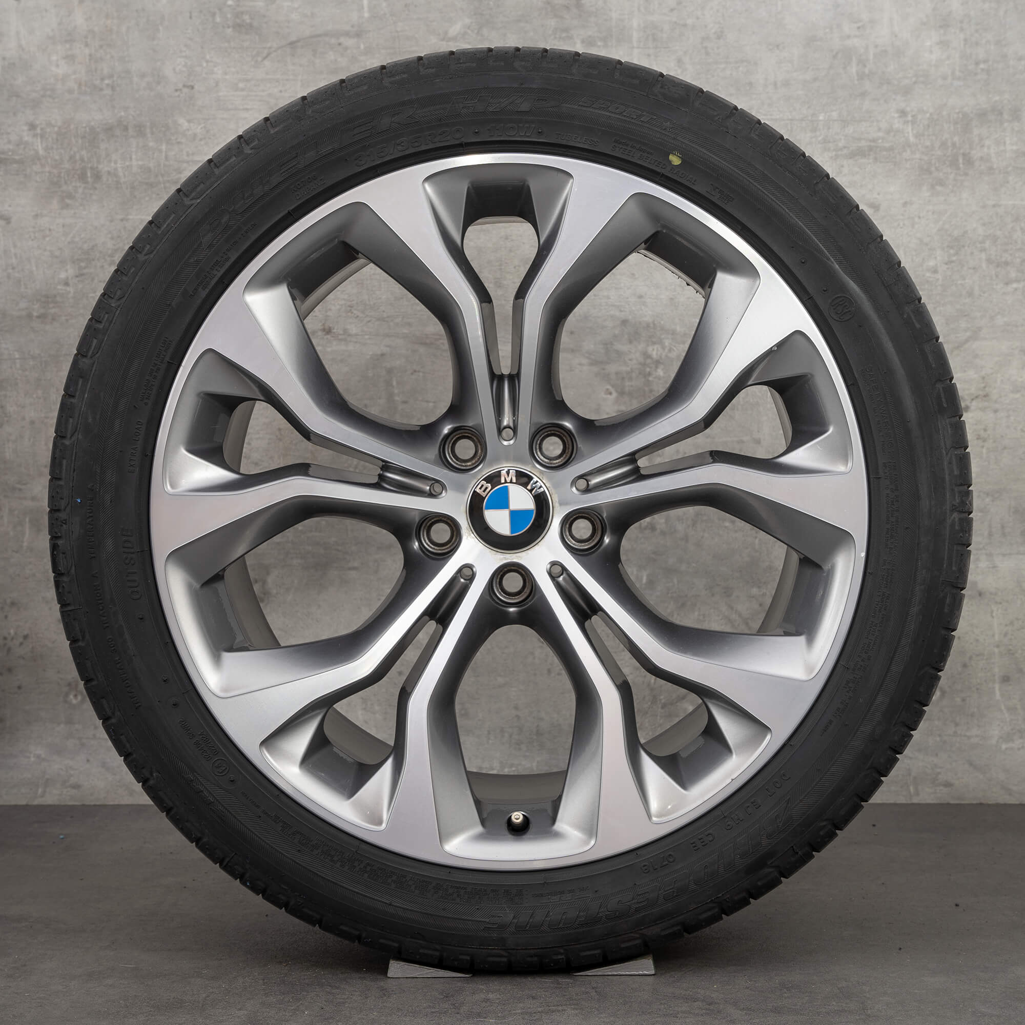 BMW 20 inch rims X5 E70 F15 X6 F16 styling 451 summer tires summer wheels