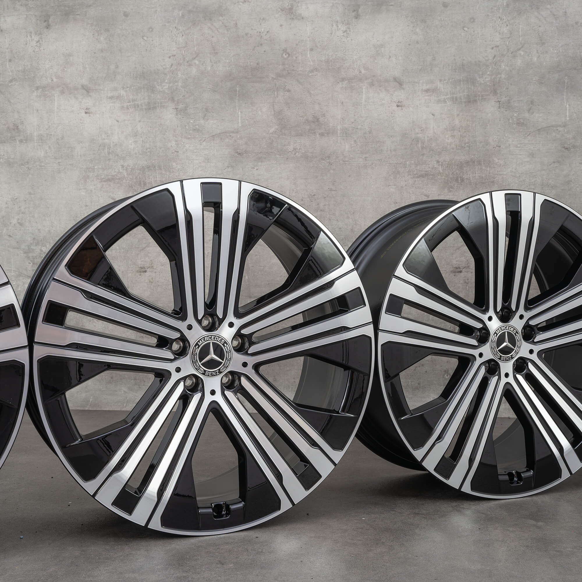 Jantes Mercedes Benz 22 pouces EQS V297 jantes alloy A2974011200 9.5 x 22