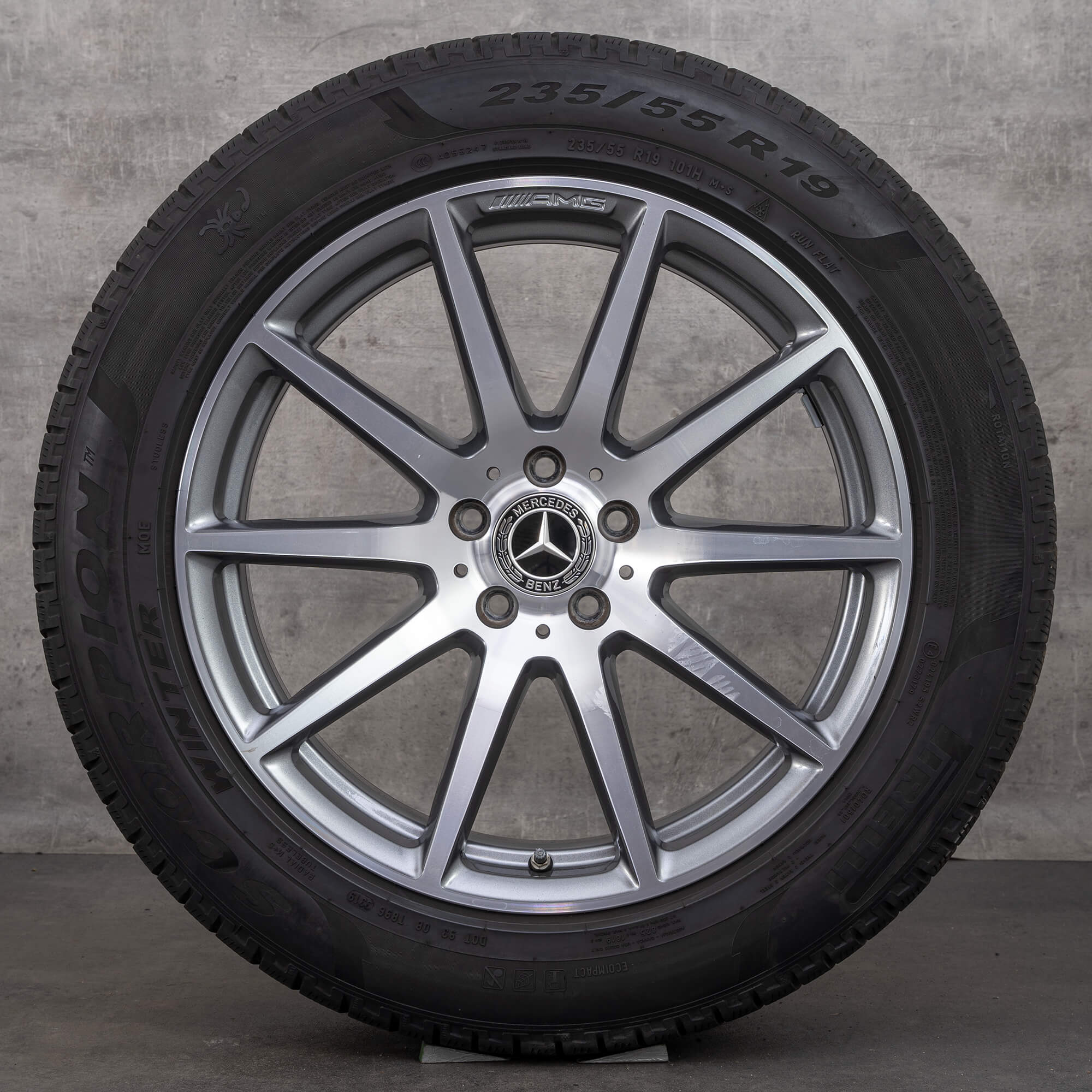 AMG 19 inch Mercedes Benz rims GLC63 C253 X253 winter wheels tires