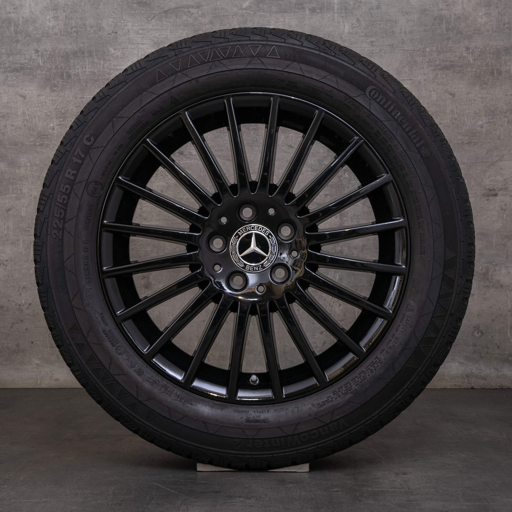 Originele Mercedes V-klasse winterwielen 17 inch Vito Viano W447 velgen ...