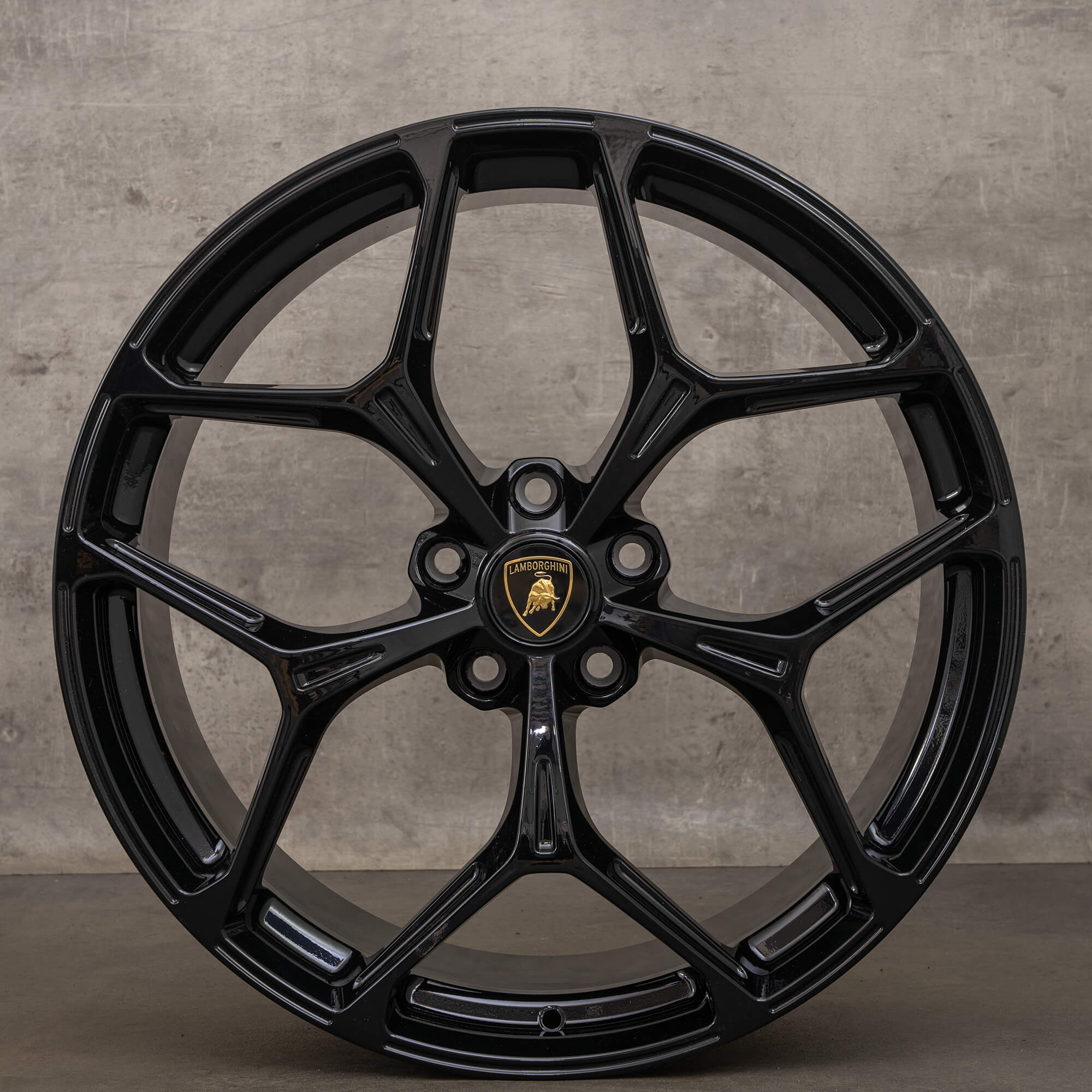 Original Lamborghini Revuelto 21 22 Zoll Felgen 47B601017 schwarz