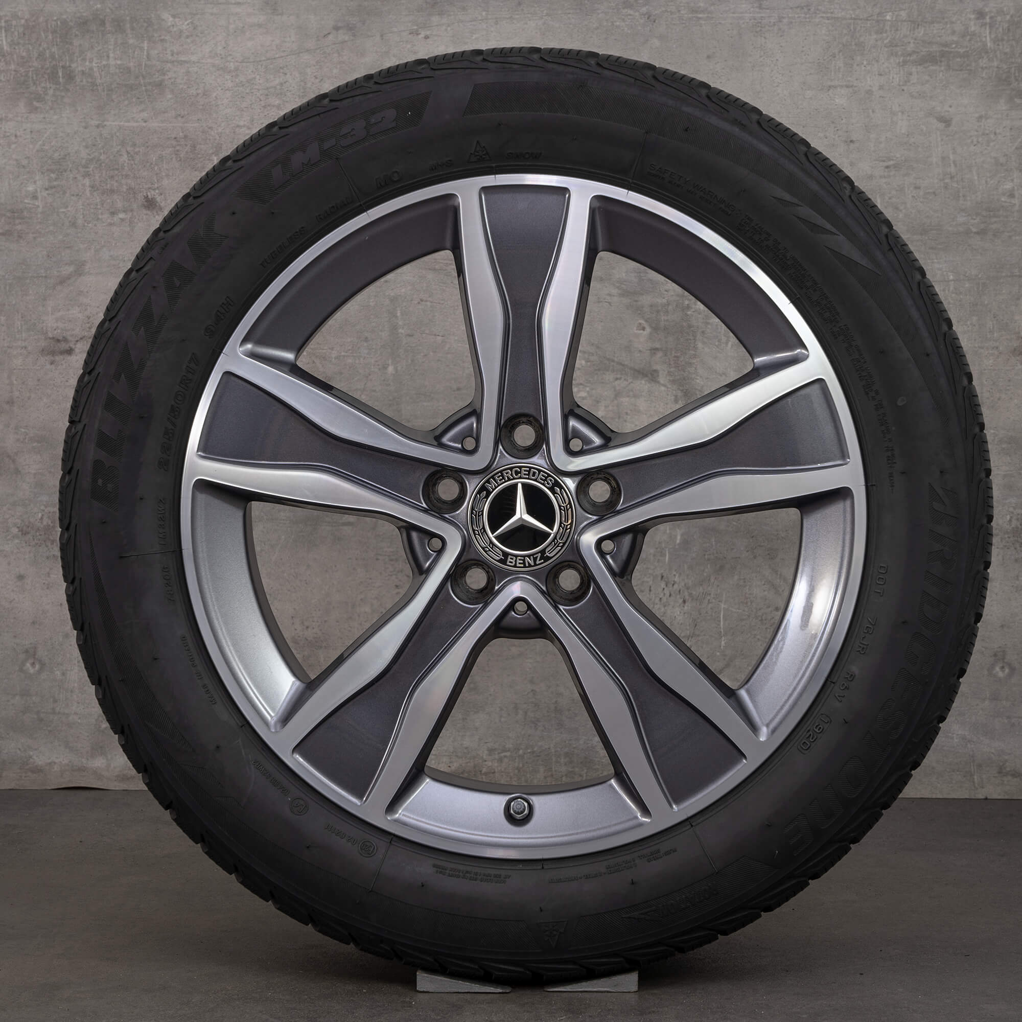Mercedes Benz C-Class W205 winter wheels 17 inch tires rims