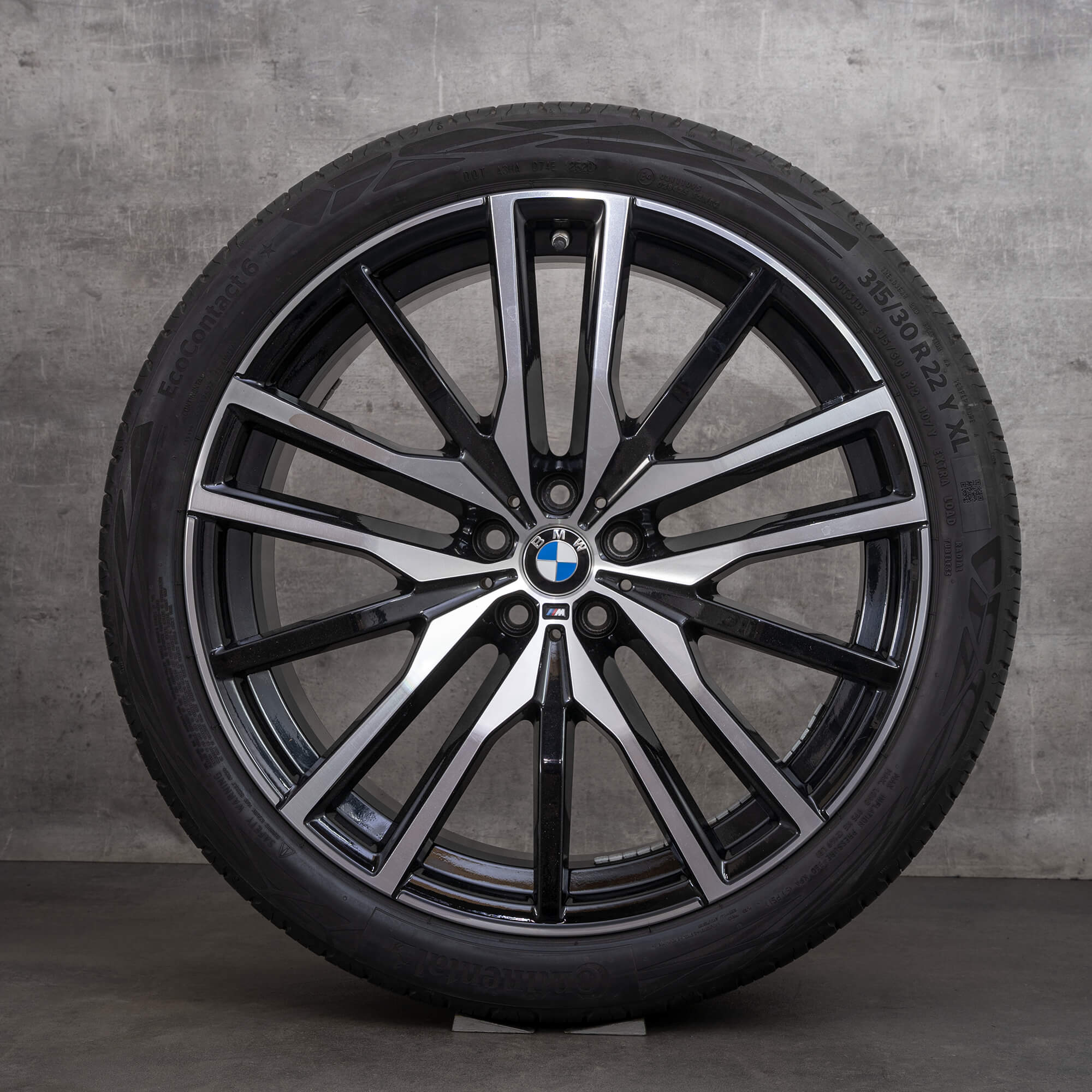 BMW X5 G05 X6 G06 summer wheels 22 inch rims tires styling 742 M