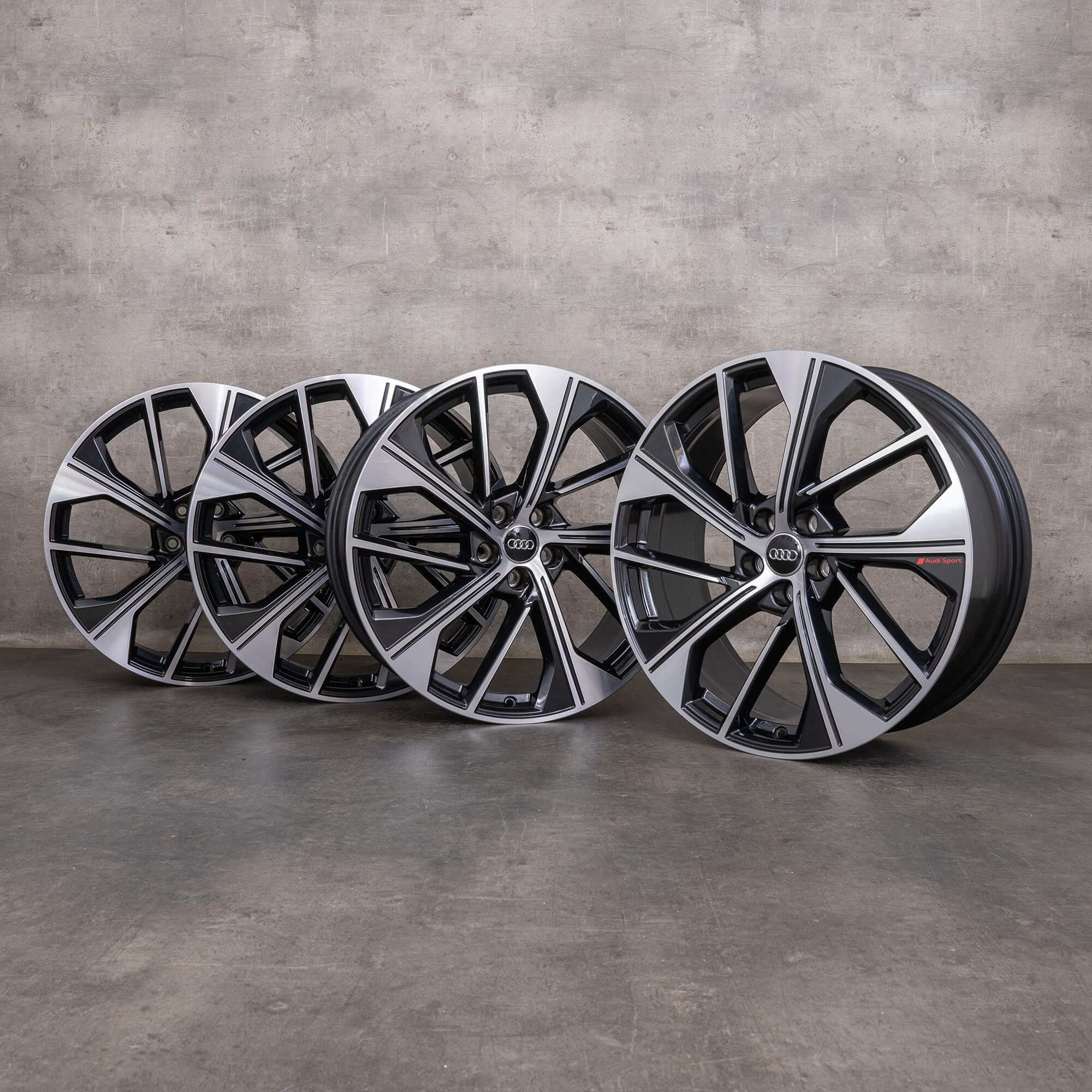 OEM Audi Q5 SQ5 Rims 21 inch FY 80A601025BQ granit glossy turned