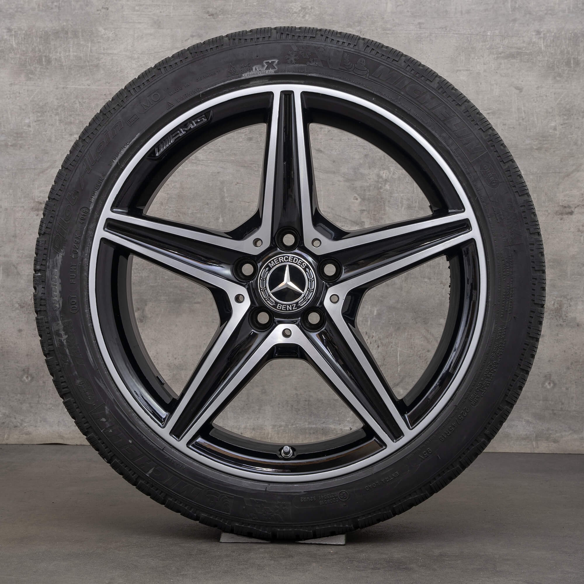 AMG Mercedes Benz C-Class W205 C43 C450 Sport Winter Wheels 18 Inch Rims