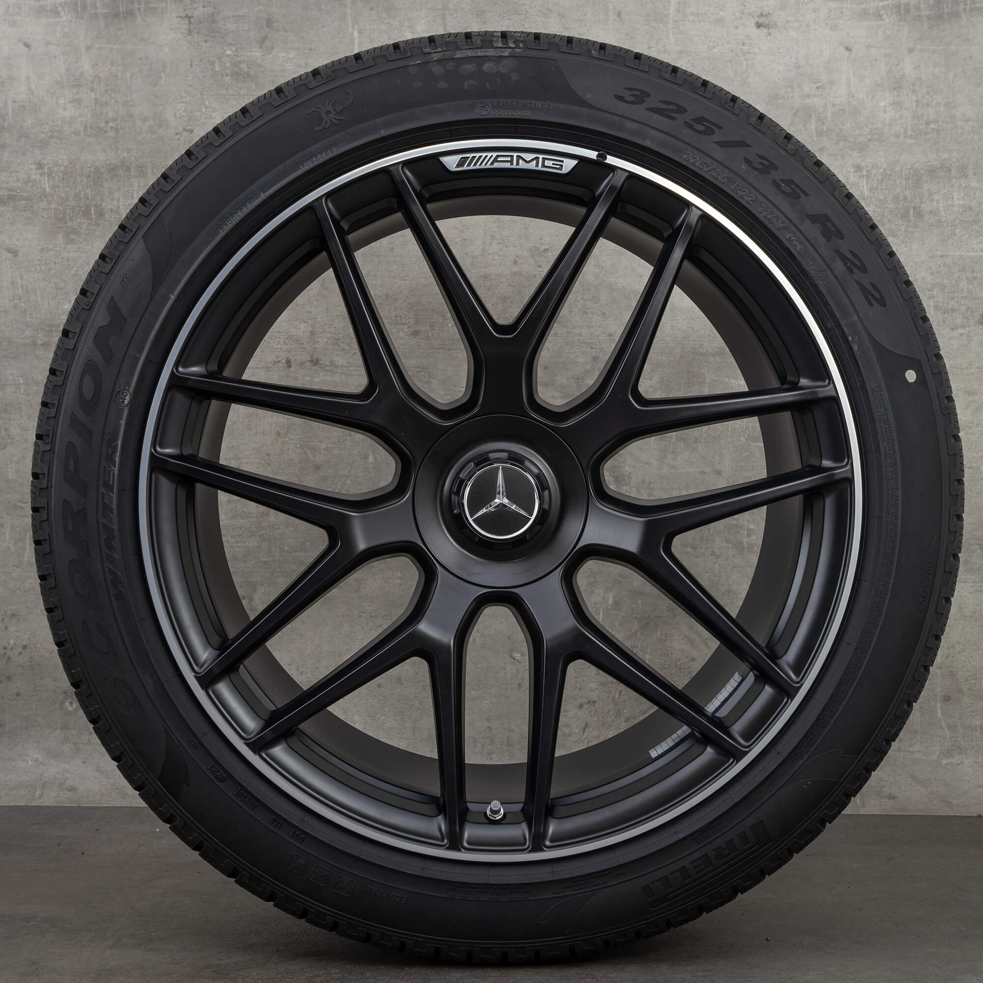 AMG 22 inch rims Mercedes Benz GLE 53 SUV V167 winter tires winter ...