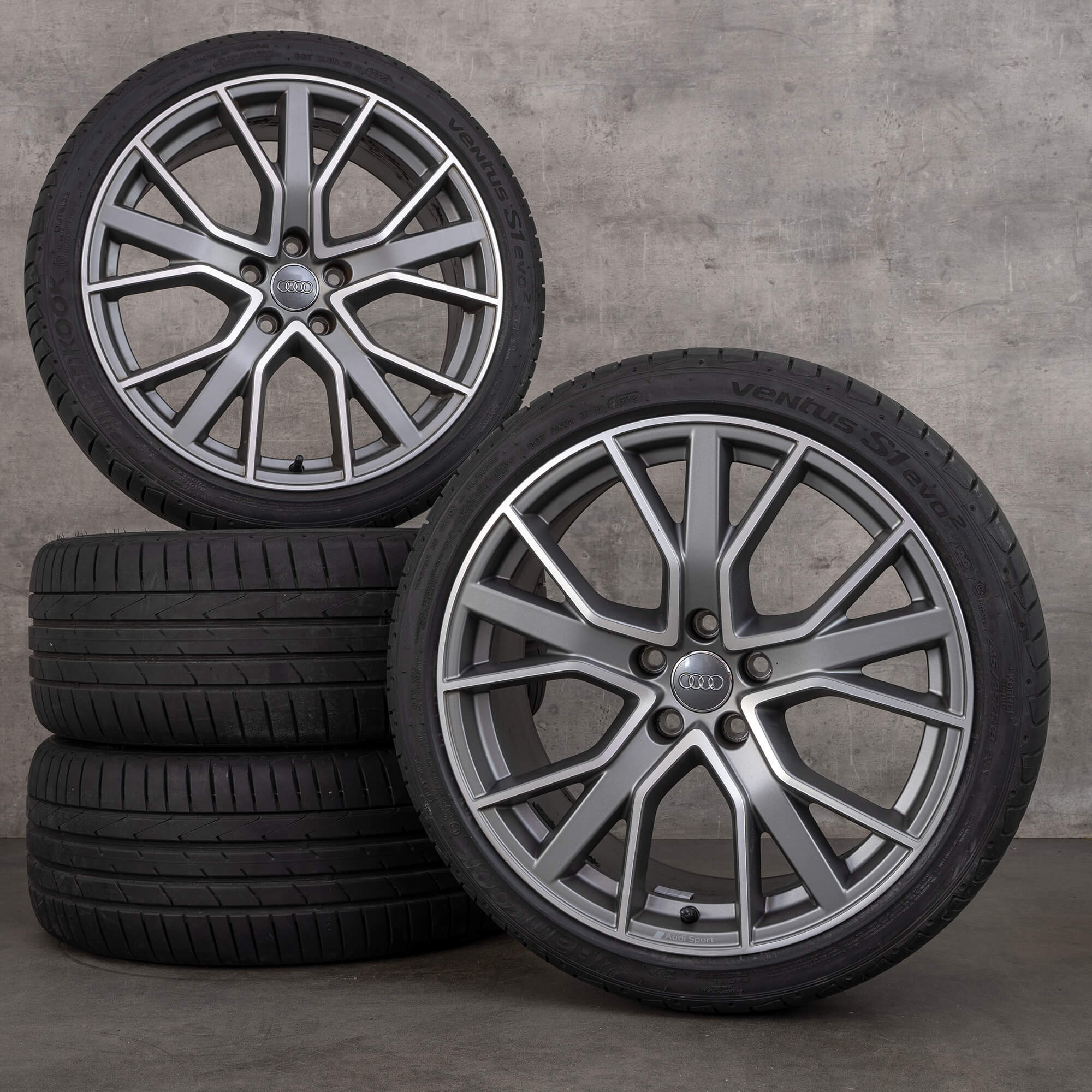 Audi A4 S4 B9 8W summer tires wheels 19 inch rims 8W0601025DH