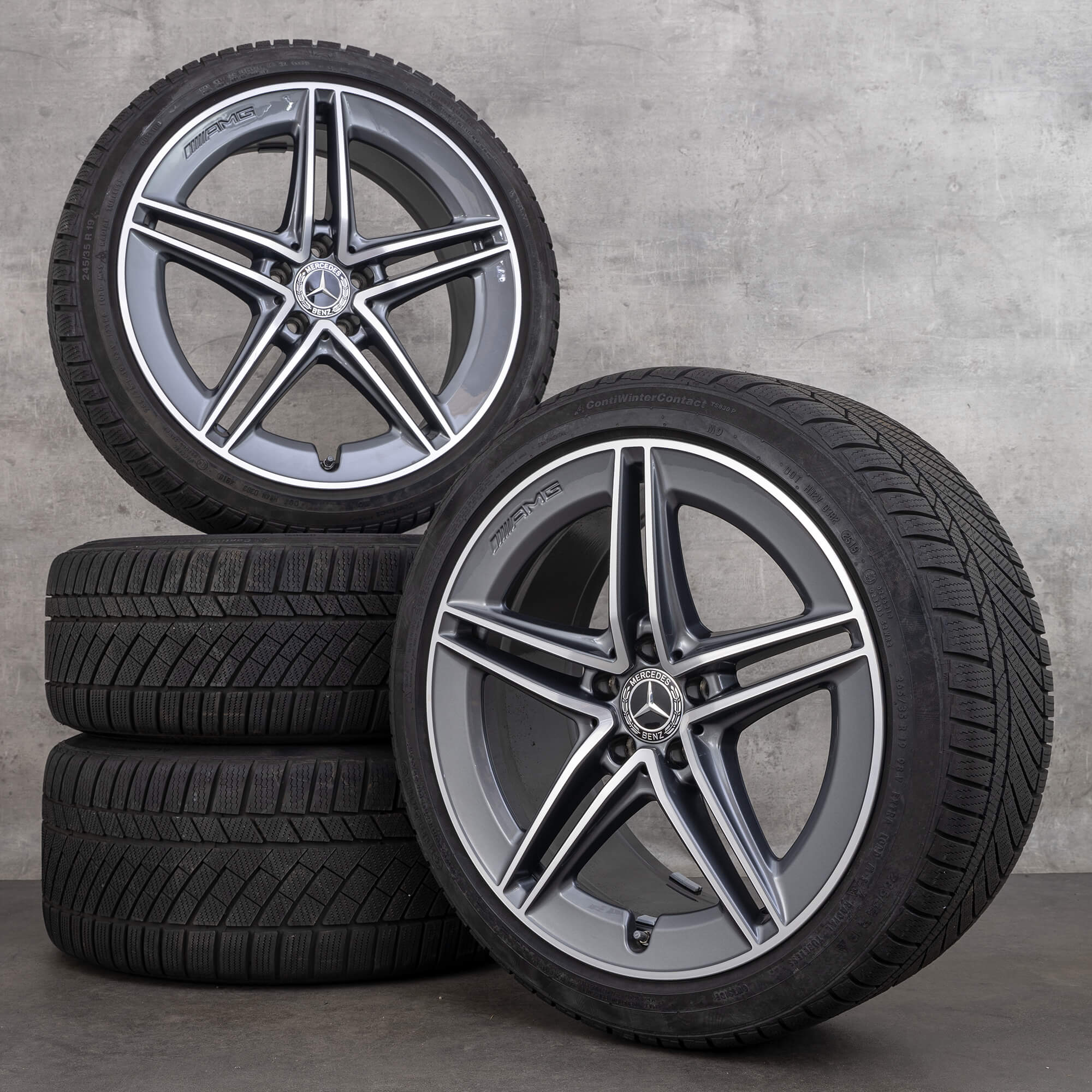 Jantes AMG 19 pouces Mercedes Classe C W205 S205 C205 A205 C63 S jantes ...