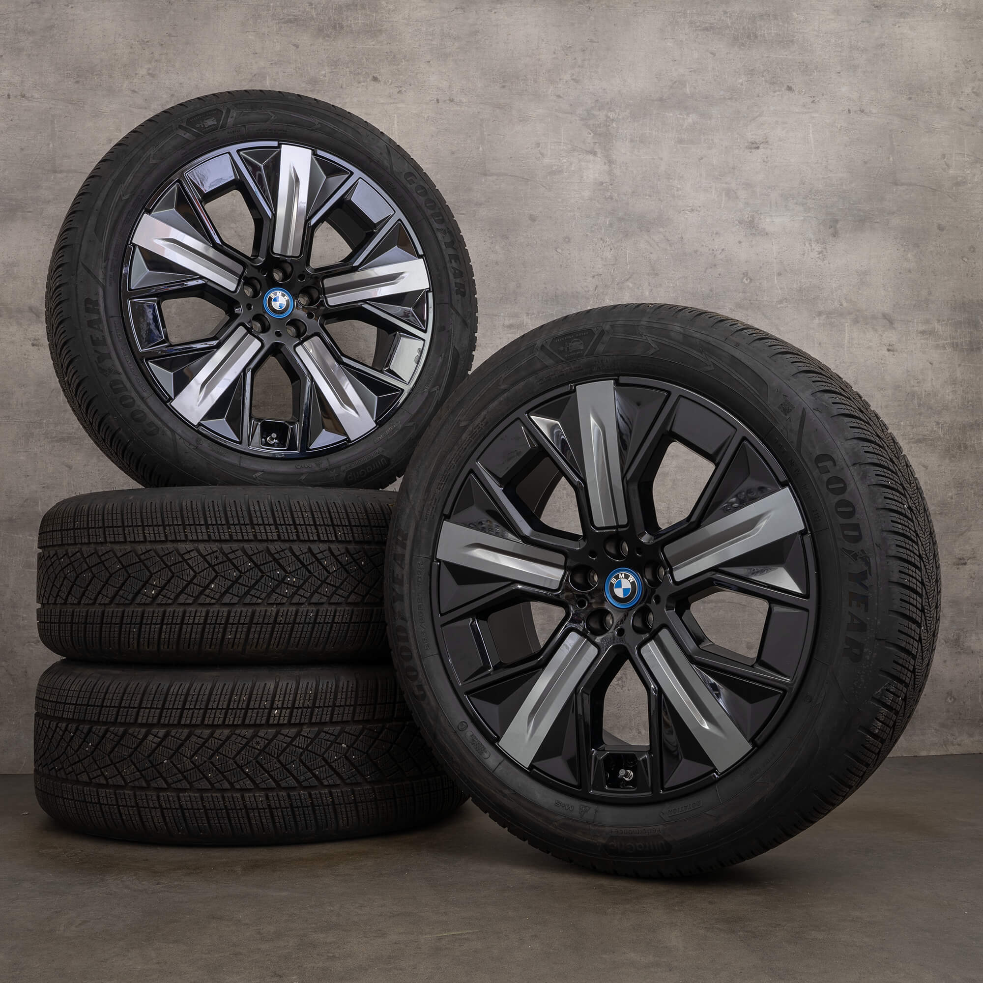 Original BMW iX i20 21 inch winter tires rims Styling 1011 5A02655 black