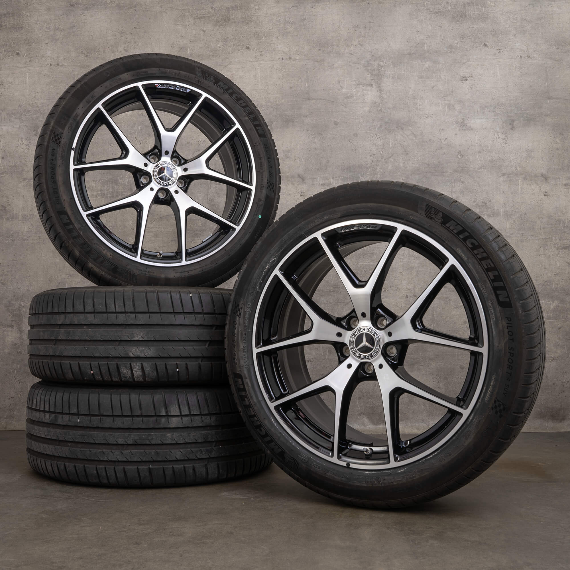 OEM AMG Mercedes GLC X253 C253 20 inch summer tires rims A2534015500