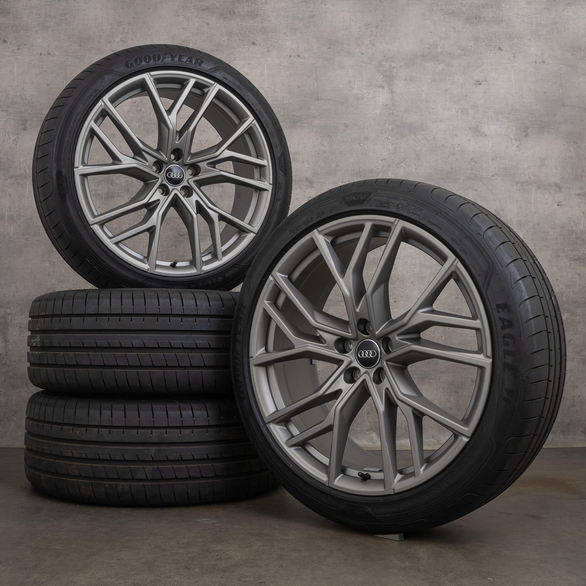 OEM Audi Q4 e-tron & Sportback 21 inch summer tires wheels 89A601025P ...