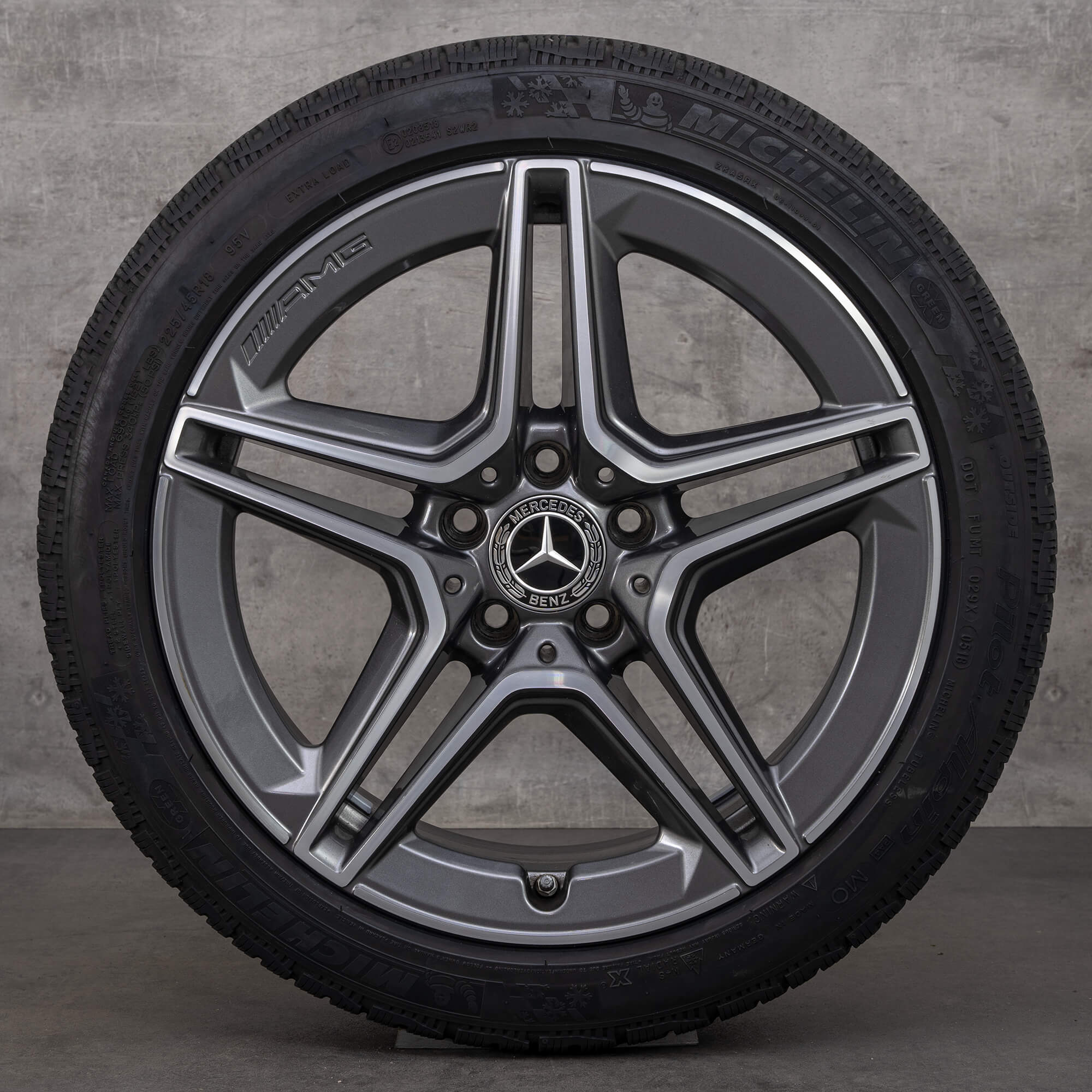 AMG 18 inch Mercedes Benz rims C-Class W205 C43 C450 sport winter wheels