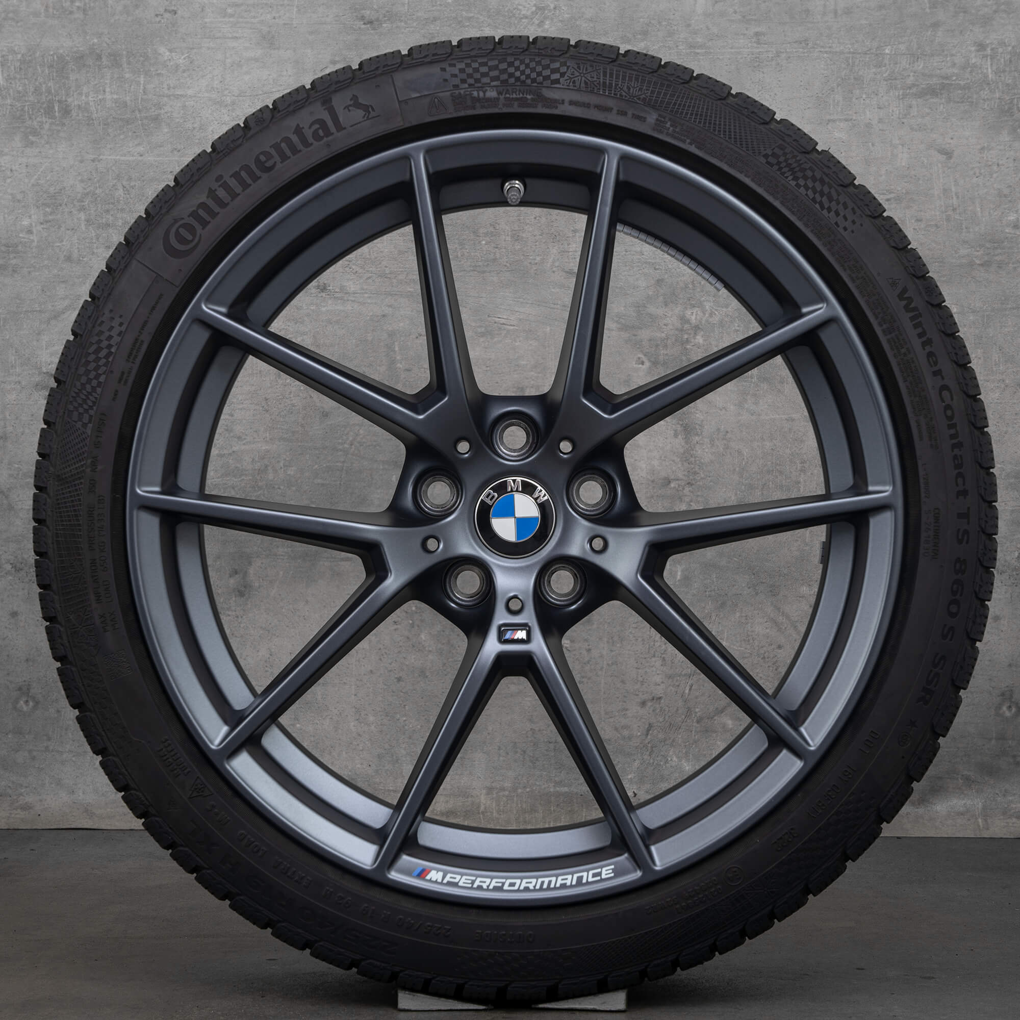 BMW 2er G42 3er G20 G21 4er G22 G23 M898 Winterräder Winterreifen 19 ...
