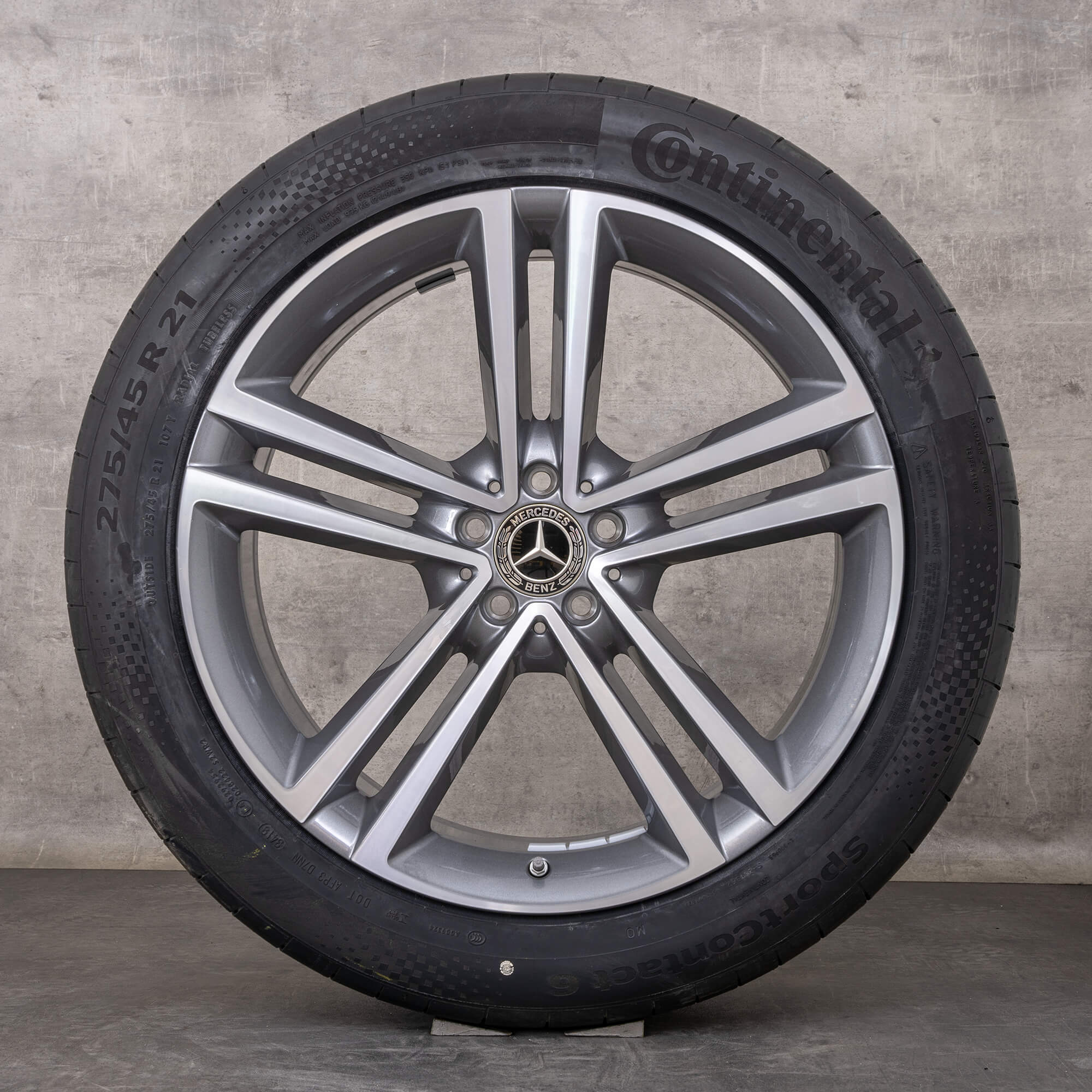 OEM Mercedes Benz GLE snow tire packages 21 inch V167 Rim A1674010300 ...