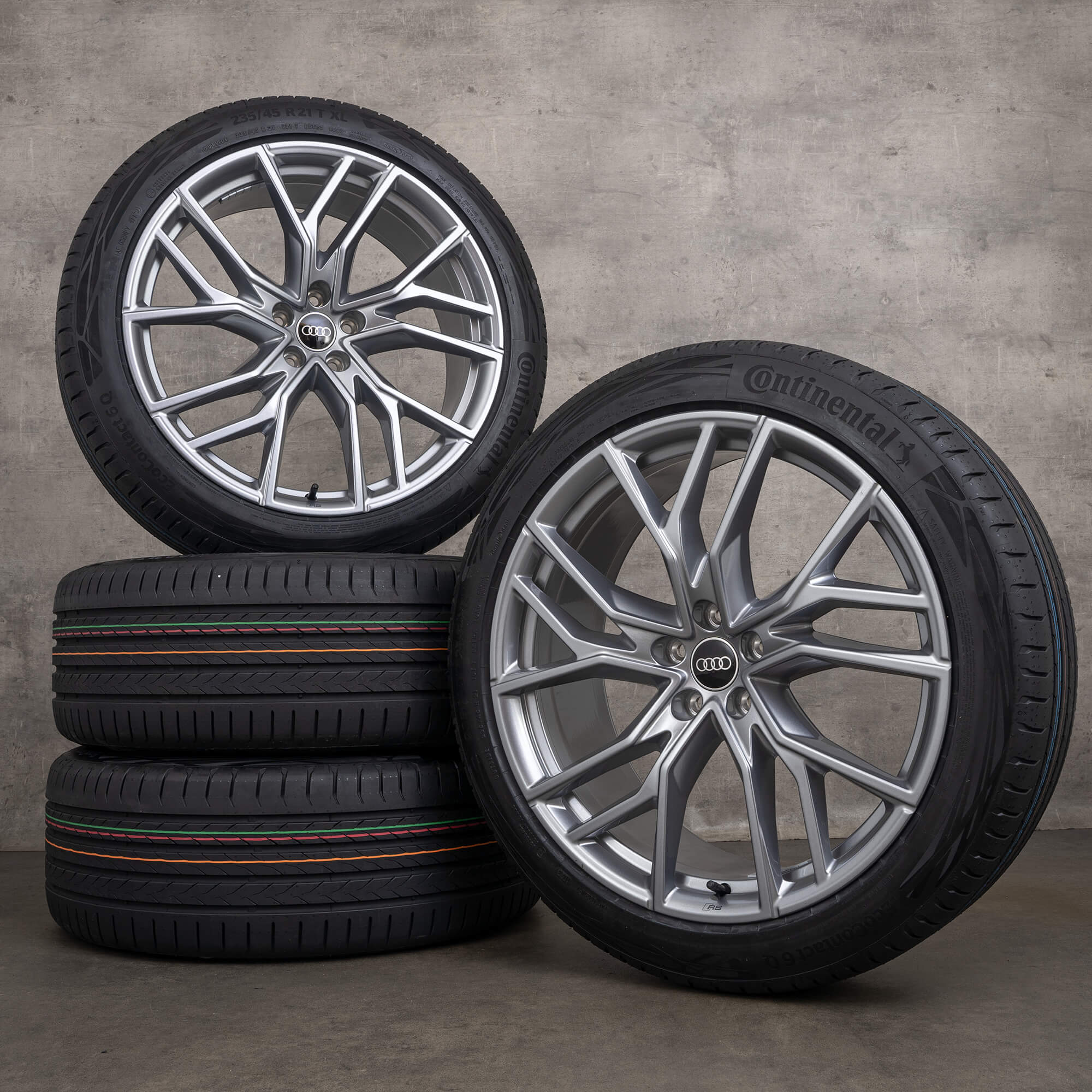 Audi Q4 e-tron & Sportback zomerbanden zomervelgen 21 inch velgen NIEUW