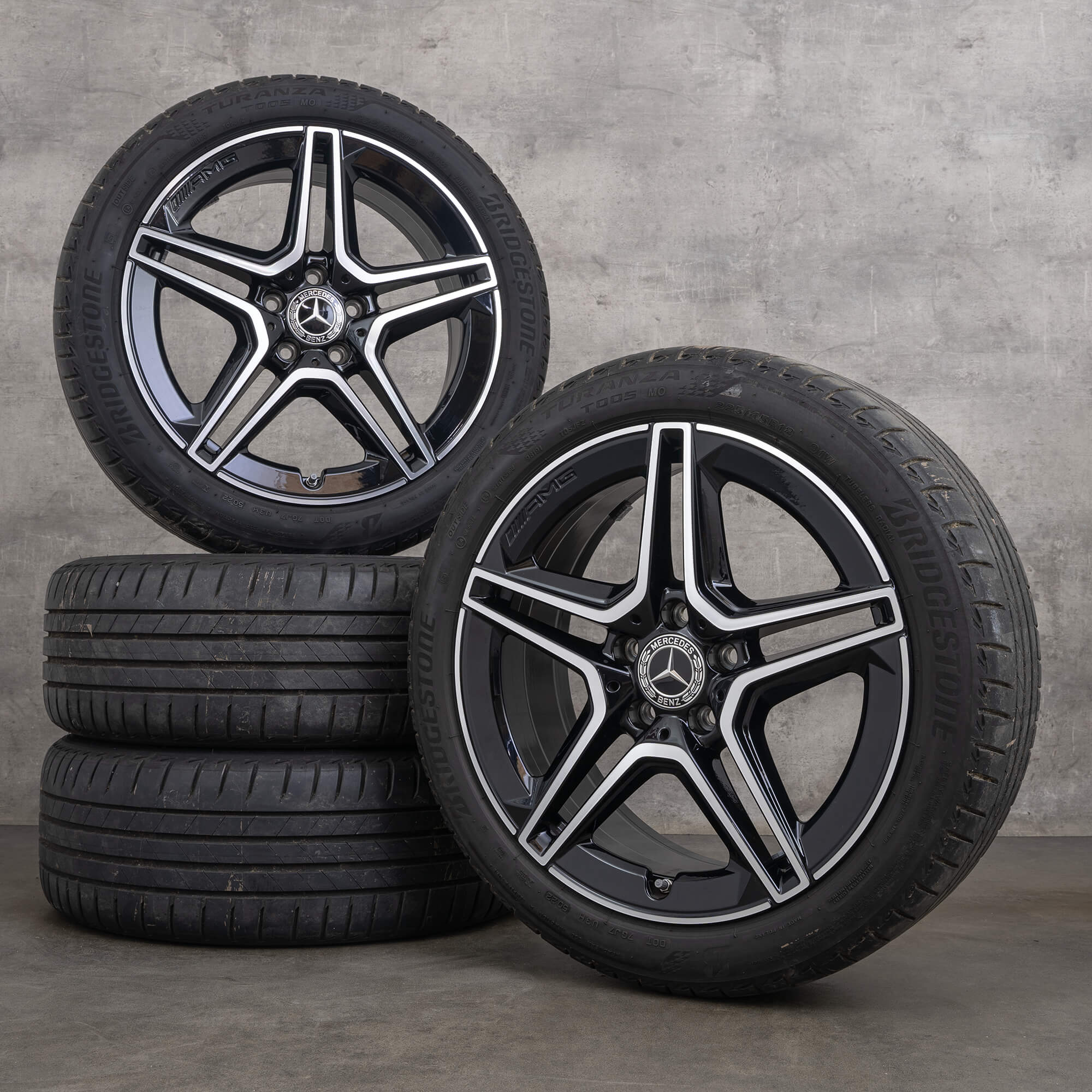 AMG Mercedes Benz A-Class W177 CLA X118 summer wheels 18 inch tires