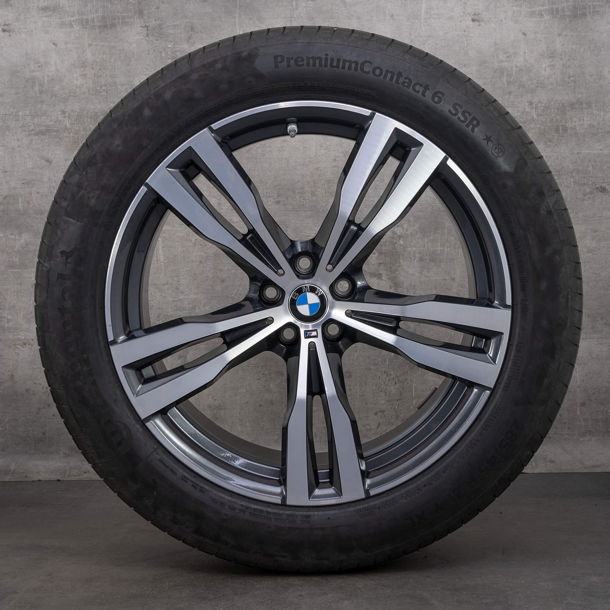 BMW 21 inch rims X7 G07 summer tires wheels styling M754 alloy rims