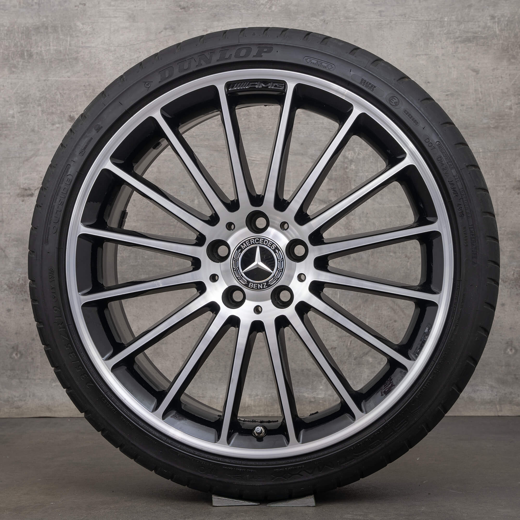AMG Mercedes Benz A45 CLA45 W176 W117 sommerhjul 19-tommers felger ...
