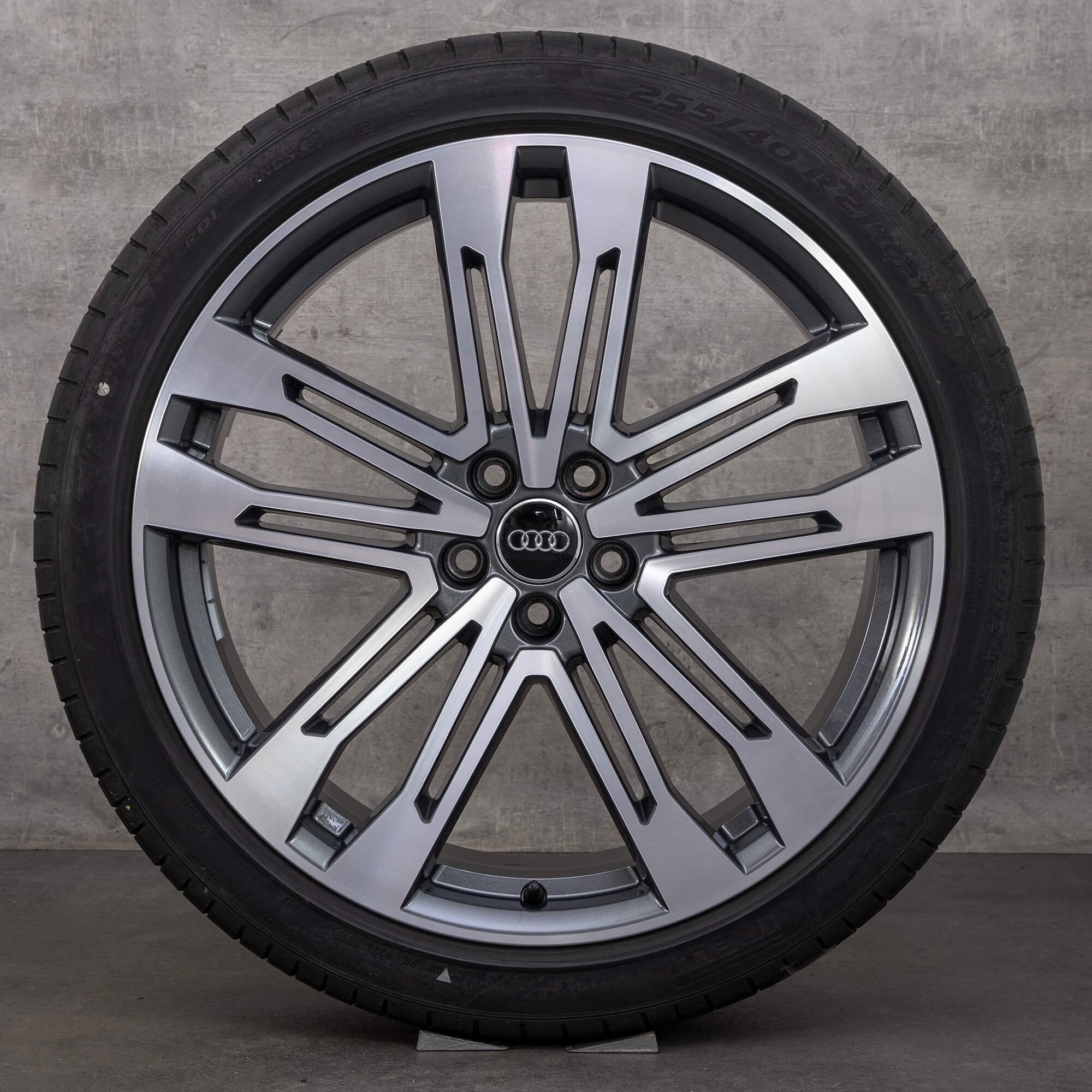 Audi 21 inch rims Q5 SQ5 FY S line summer tires wheels 80A601025AC