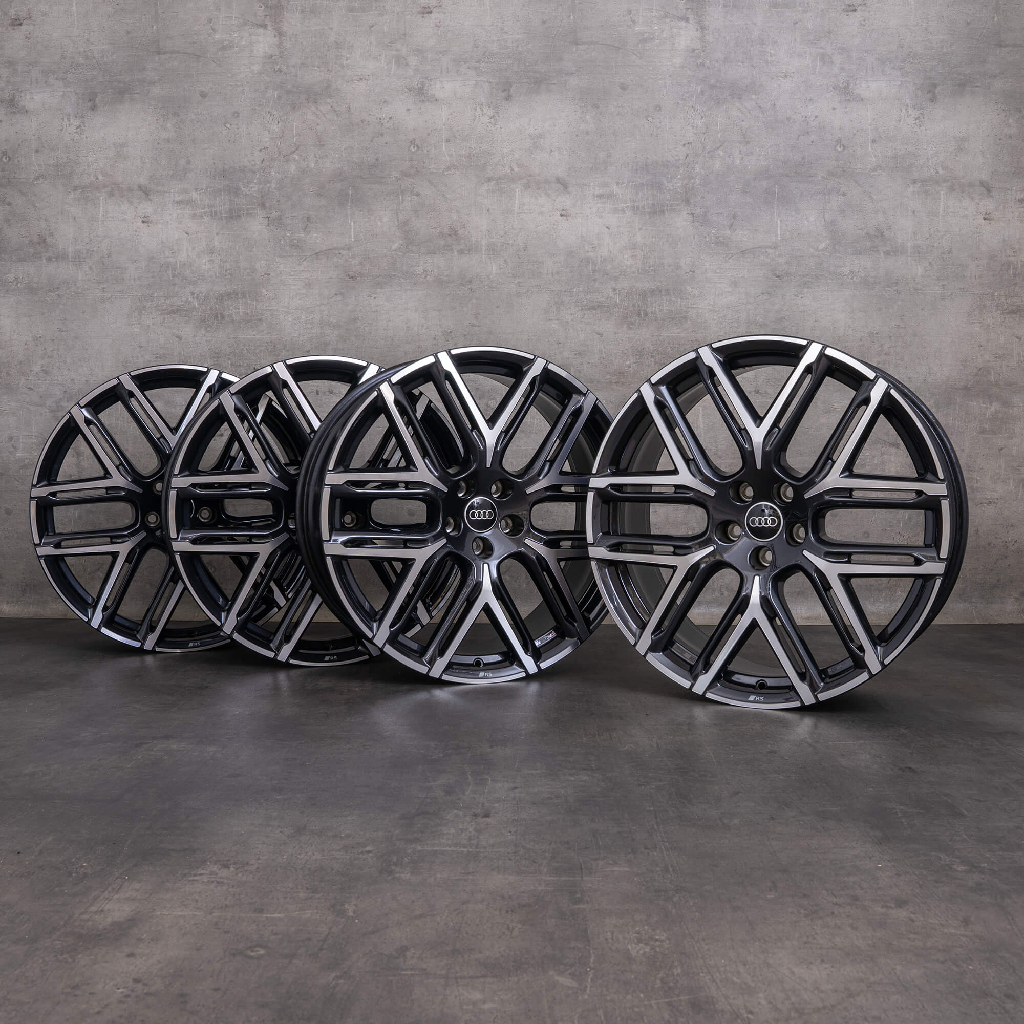 Original Audi RS Q3 Felgen 21 Zoll F3 Alufelgen 83A601025AT schwarz ...