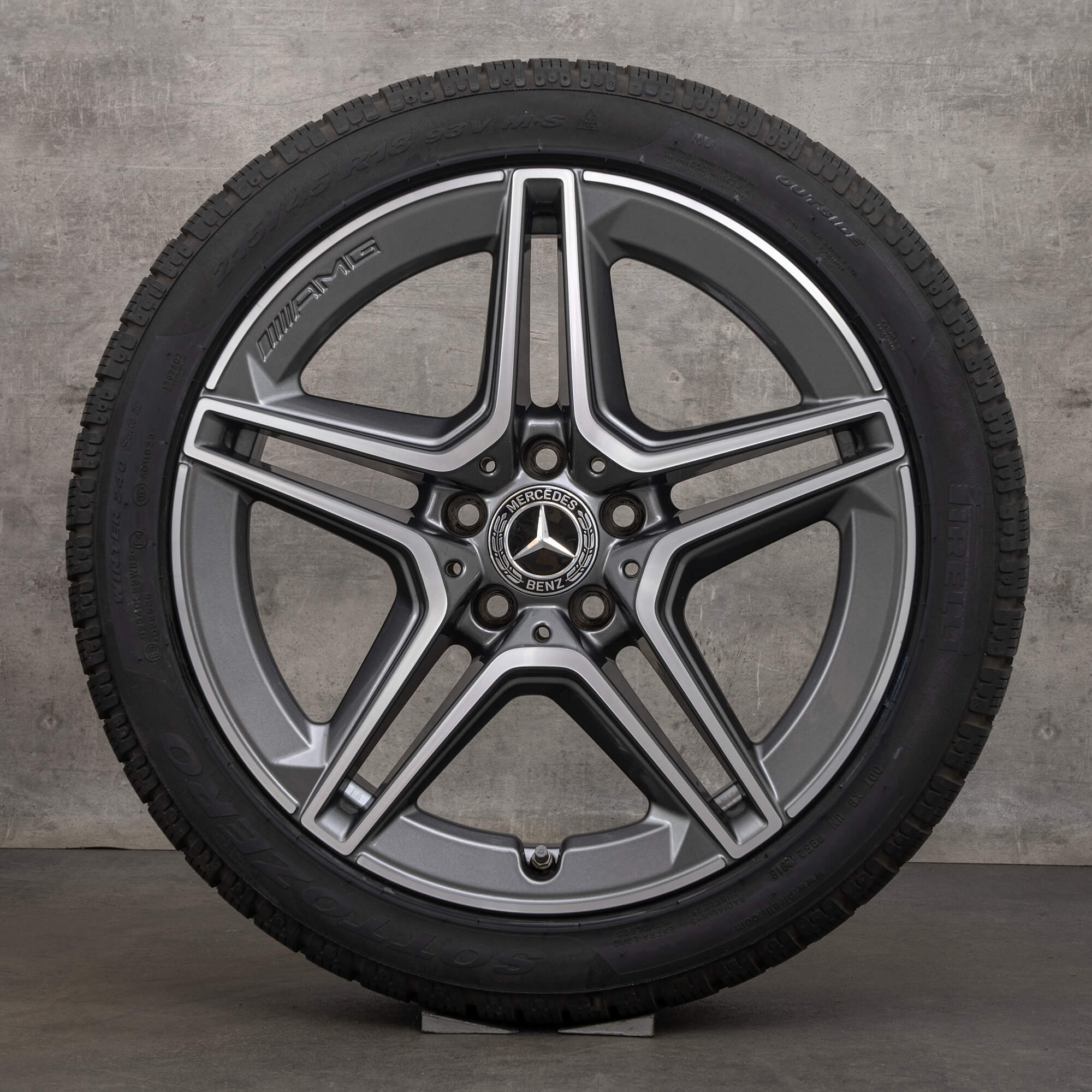 AMG Mercedes Benz A-Class A35 W177 winter wheels tires 18 inch rims