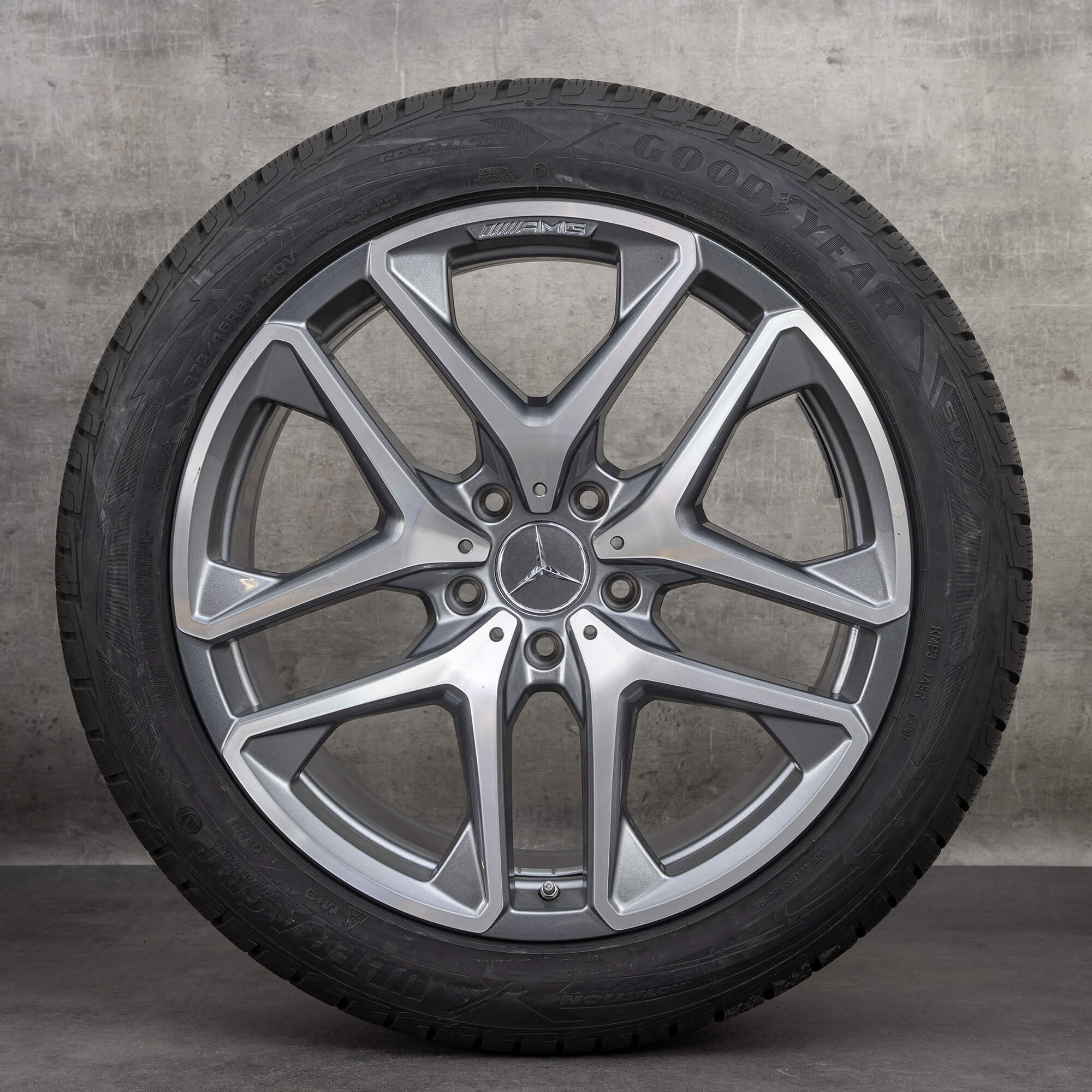 Original Mercedes Benz G-Class G63 AMG jante vară 21 inch W463A W465 ...