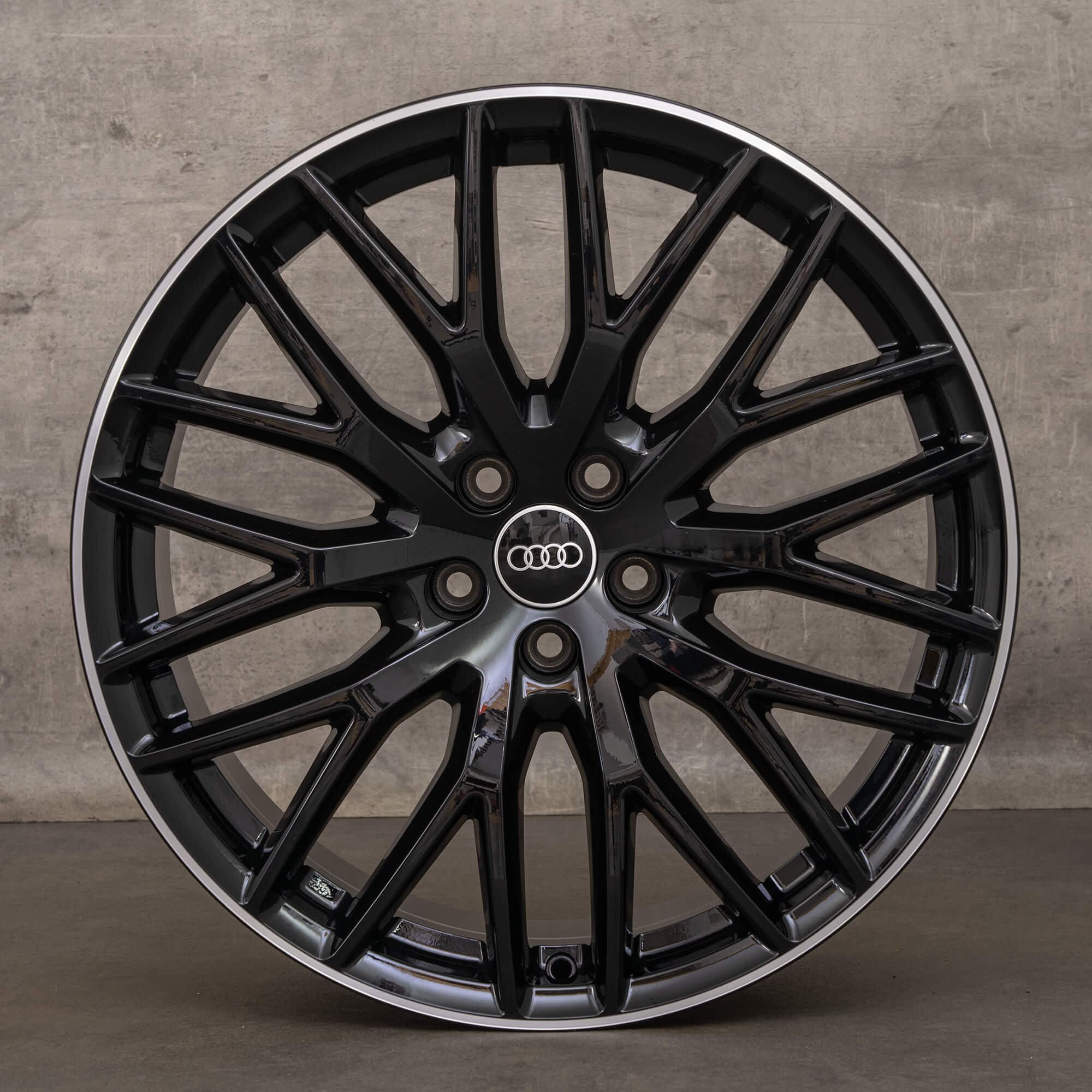 Original Audi Q7 SQ7 4M 20 inch rims 4M0601025BJ 2015-2024 black