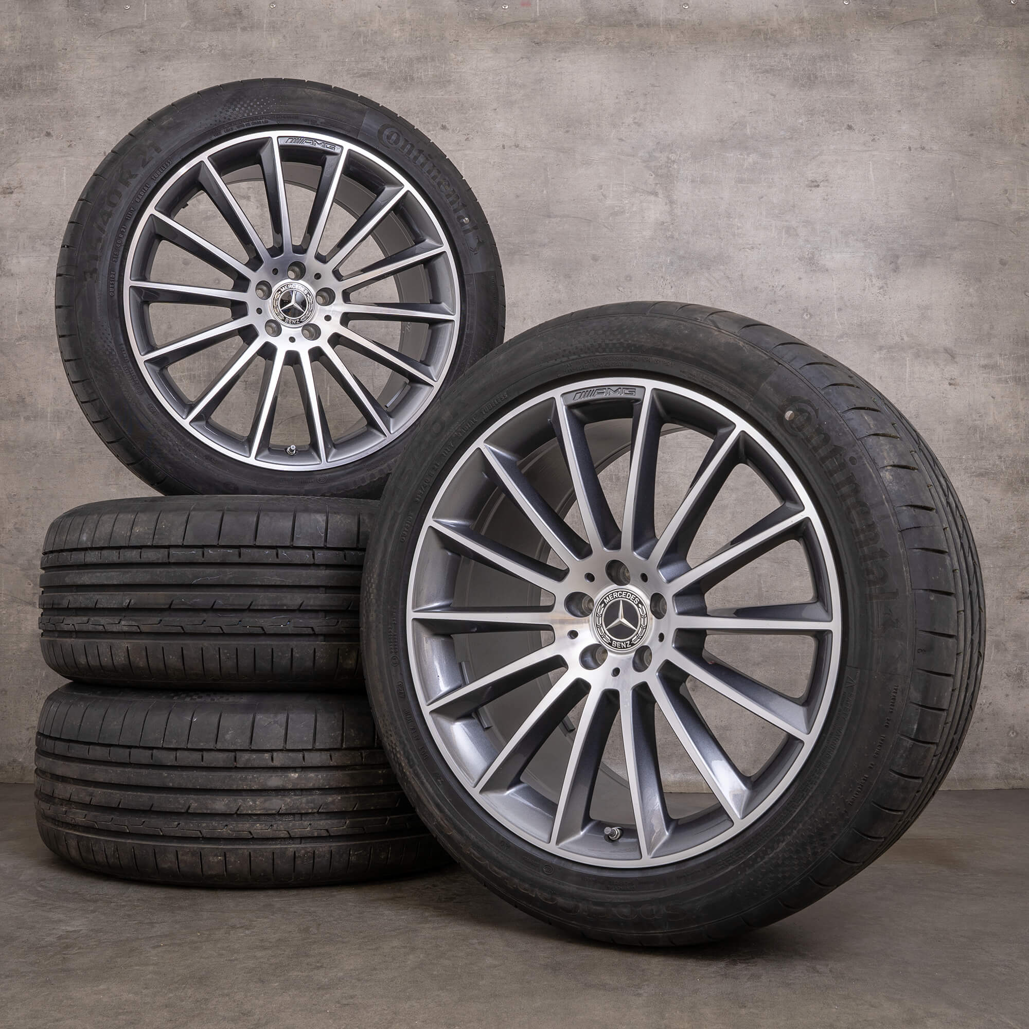 Original Mercedes Benz GLE AMG Felgen 21 Zoll V167 Sommerräder ...