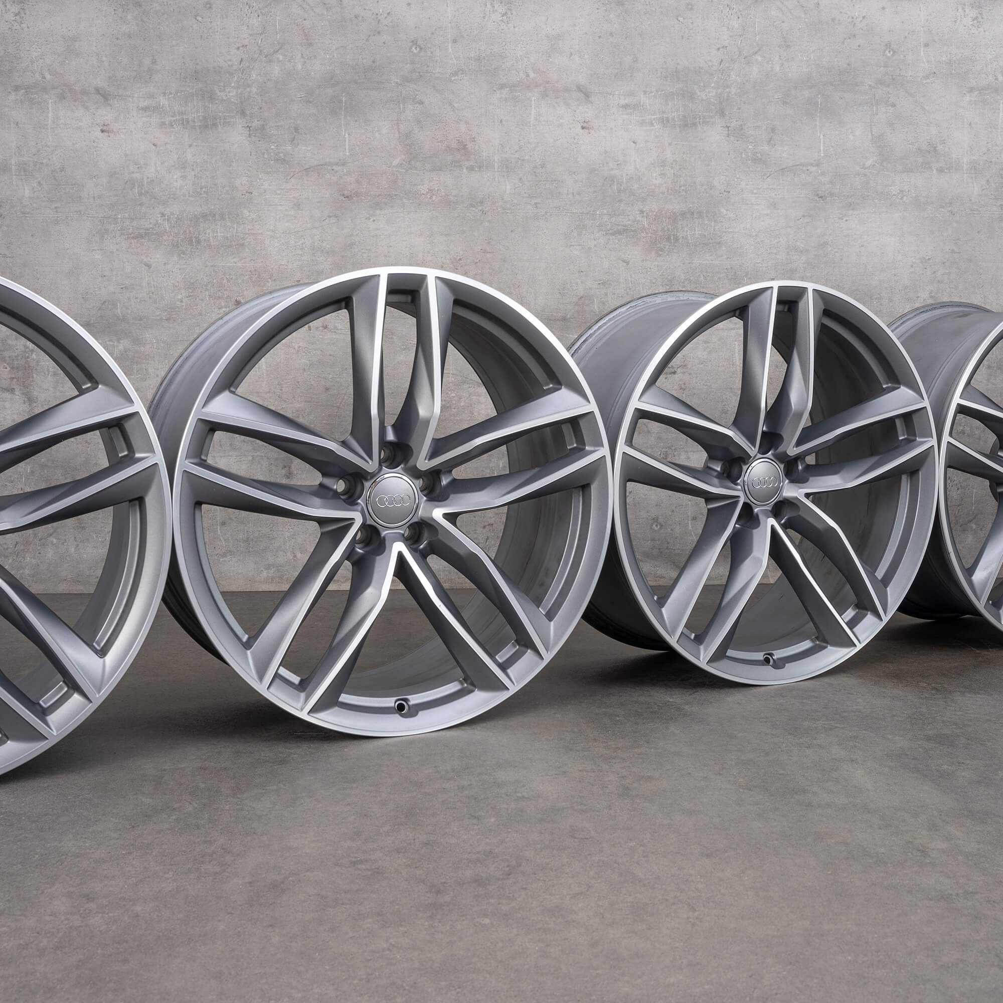 Audi 21 inch velgen RS6 4G C7 S line aluminium 4G0601025CF 9.5 x ET25