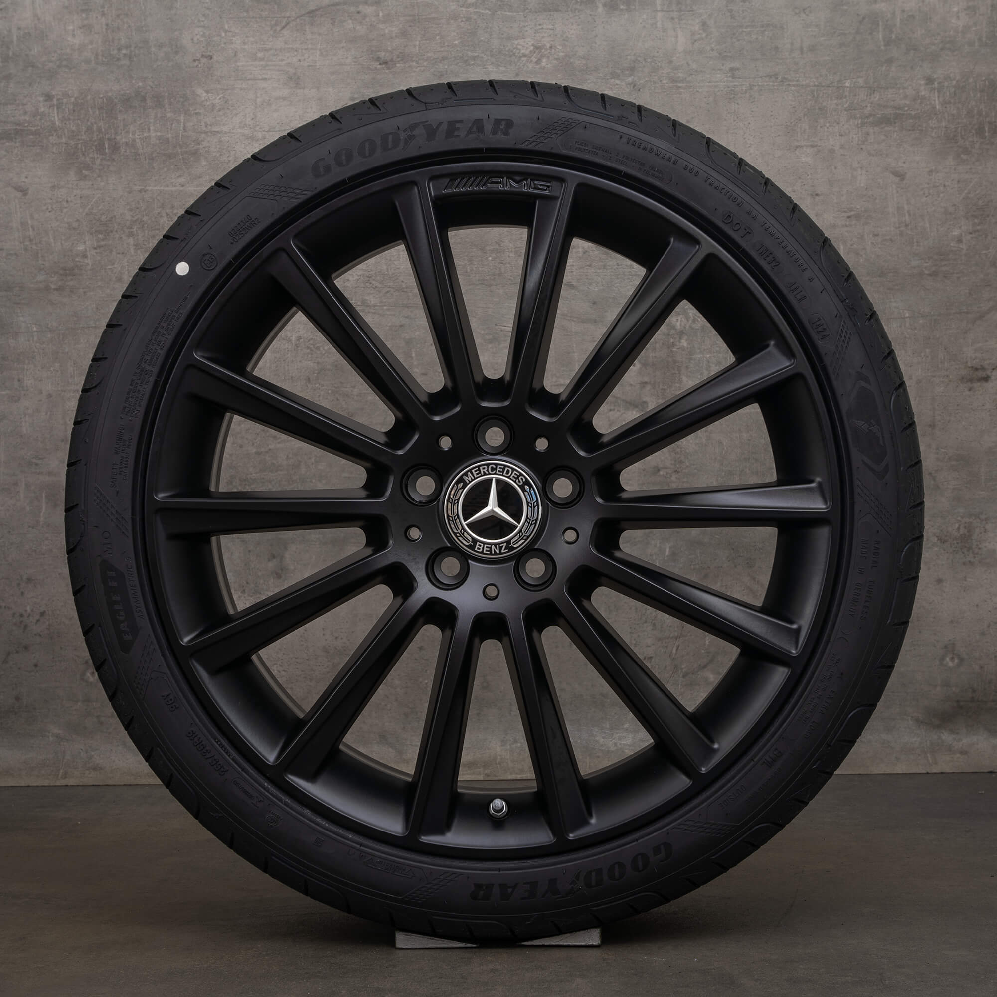OEM AMG Mercedes Benz C Class rims 19 inch W205 S205 C205 summer tires ...
