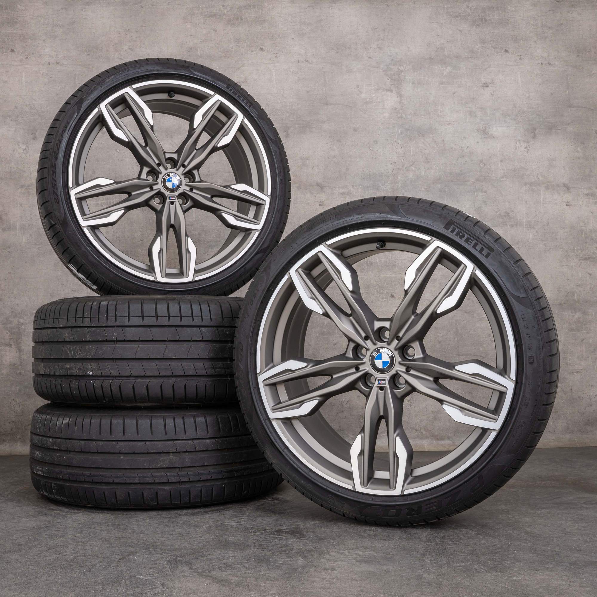OEM BMW X3 X4 Rims 21 inch G01 G02 summer wheels 8053455 8053456 double ...