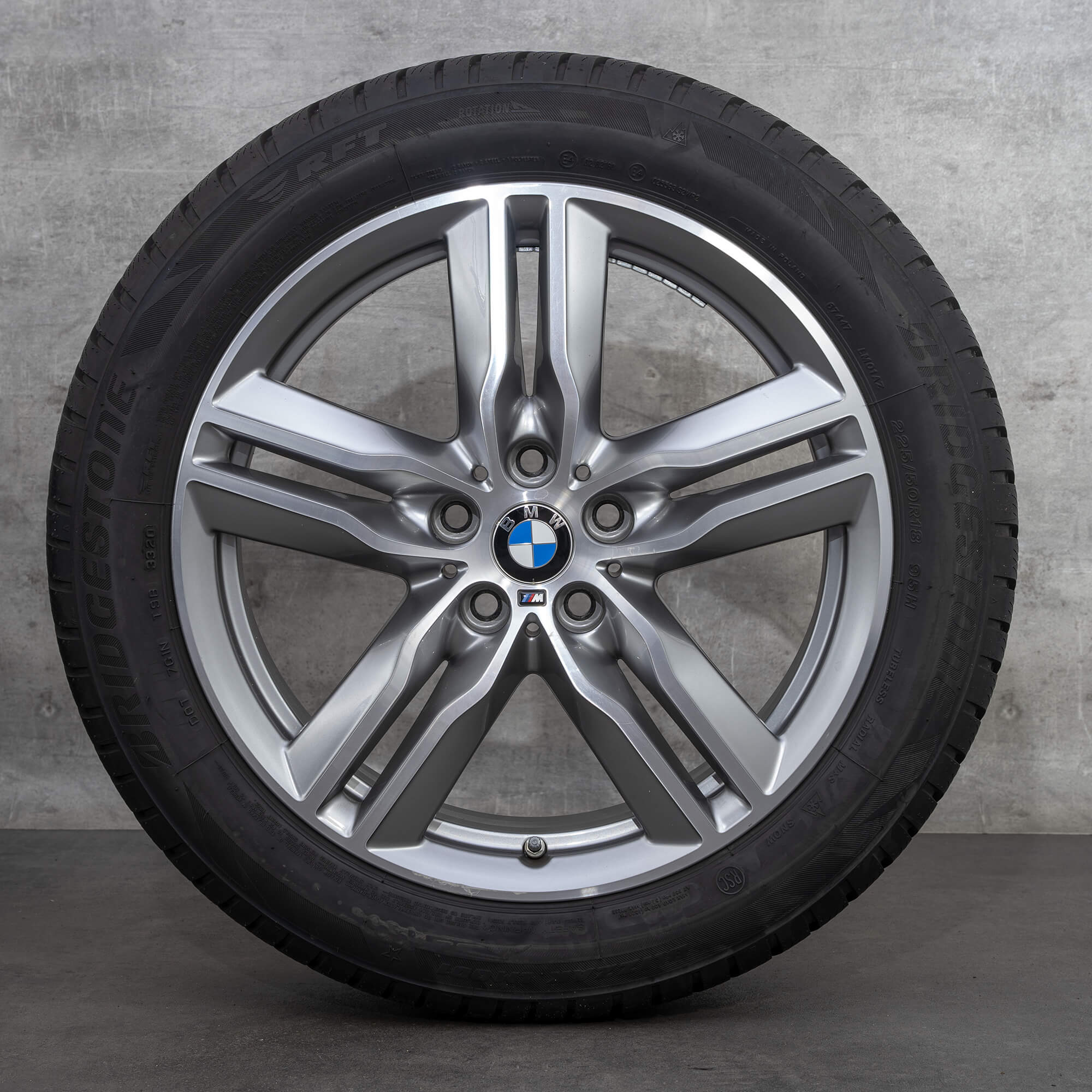 Jantes BMW 18 pouces X1 F48 X2 F39 M570 jantes alloy pneus hiver roues