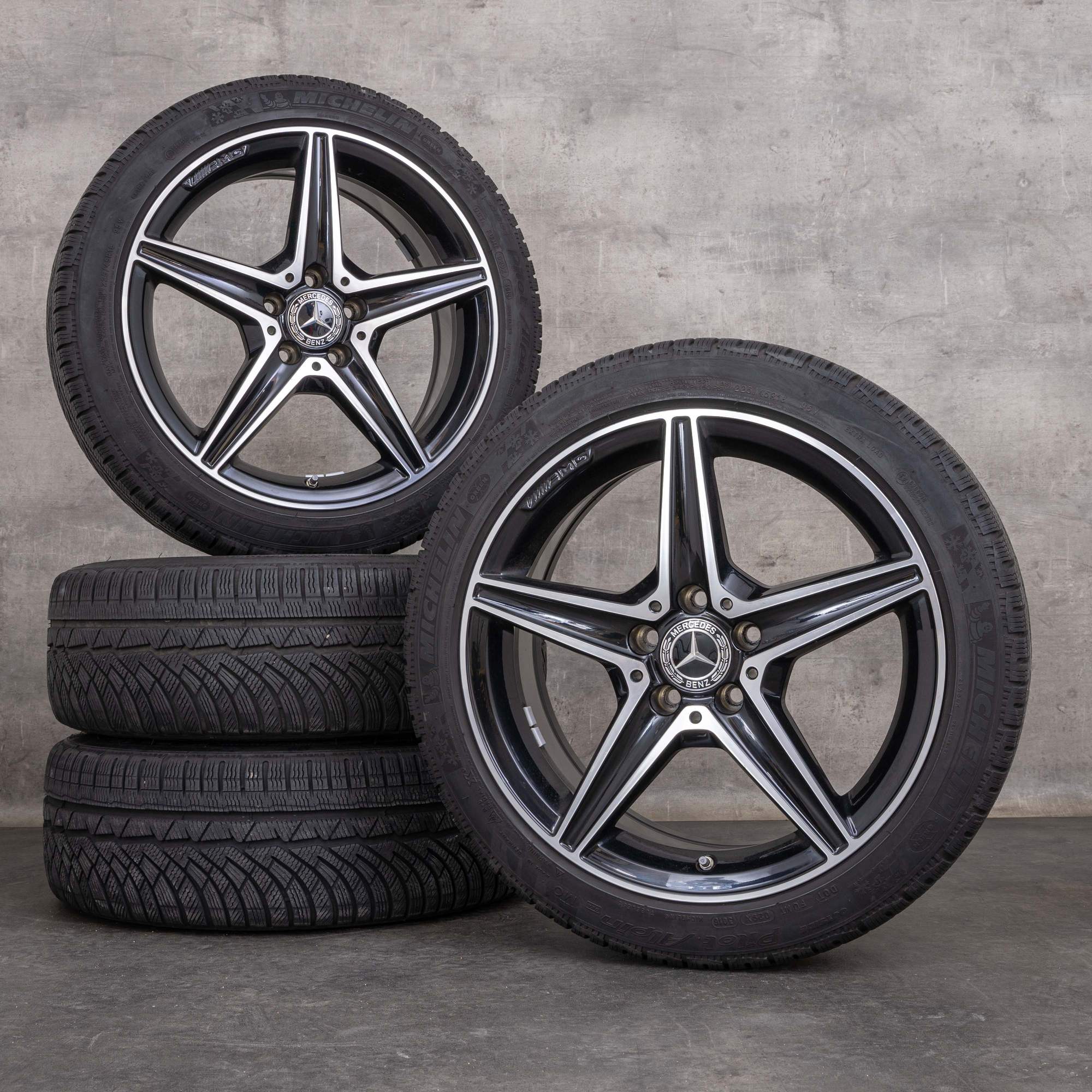 Original Mercedes Benz C-Klasse AMG C43 C450 Sport Winterräder 18 Zoll ...