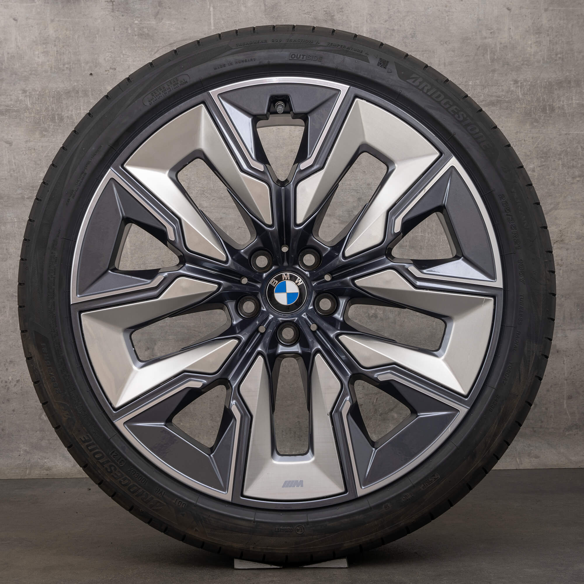 BMW 7 Series & i7 G70 summer tires styling 910i 21 inch rims wheels 6.5 mm
