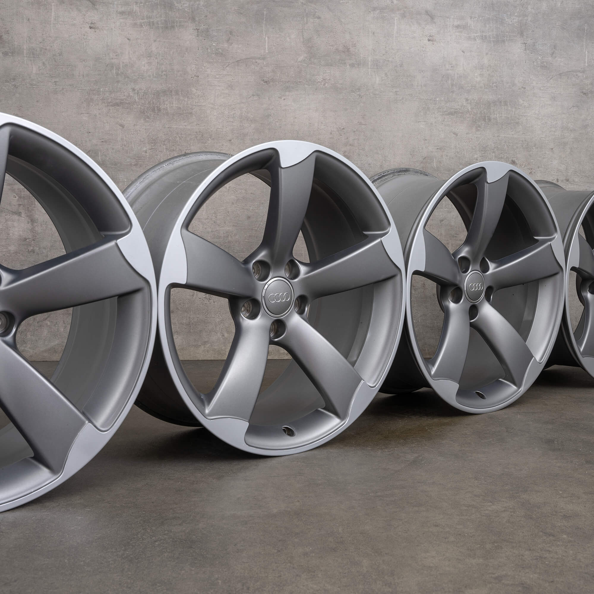 Audi A5 S5 8T 8F B8 19 inch rims rotor 8T0601025BE anthracite, high-sheen
