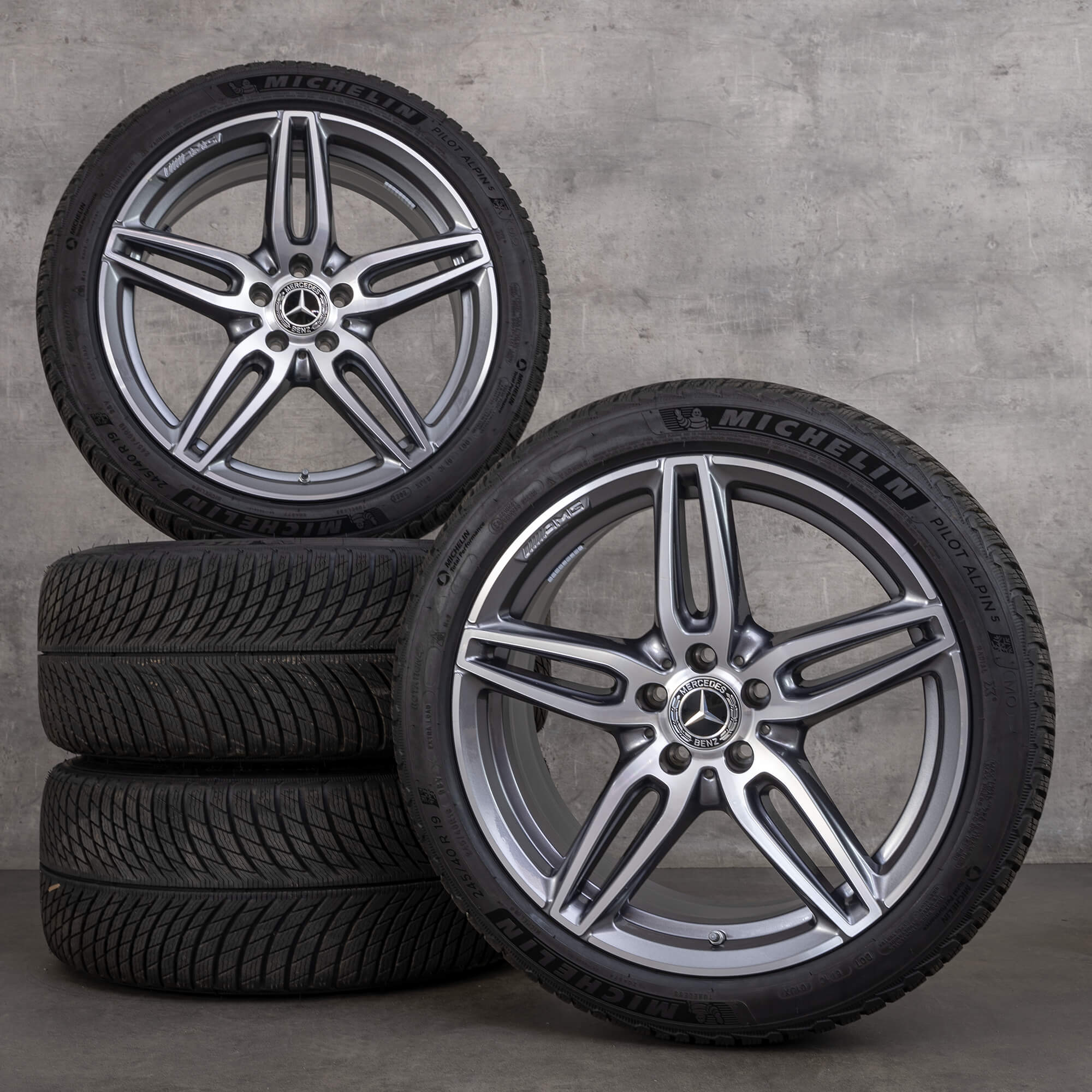 AMG Mercedes E-Class E43 W213 S213 winter wheels 19 inch rims tires