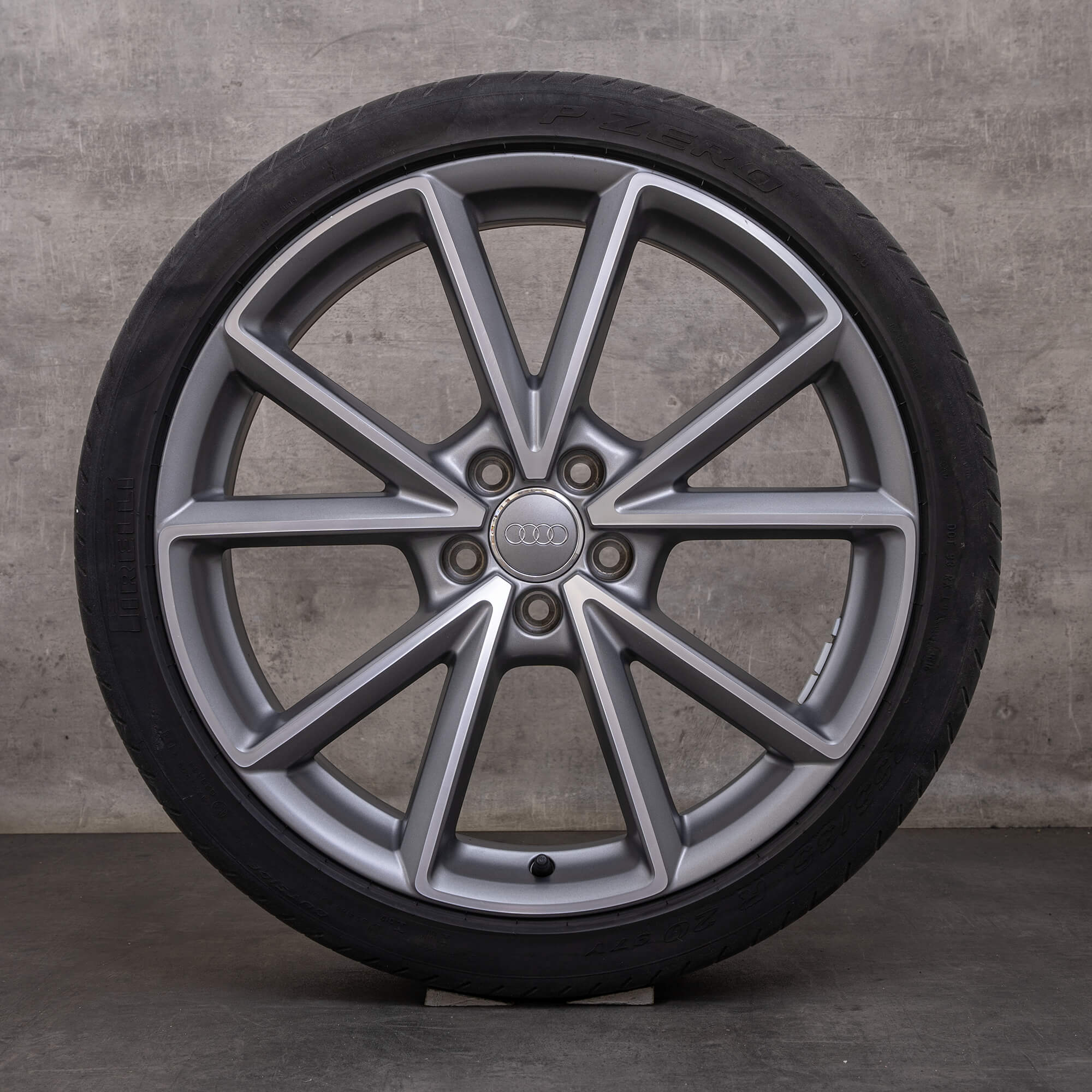 OEM Audi Q3 RSQ3 rims 20 inch 8U summer wheels 8U0601025AK titan matt ...