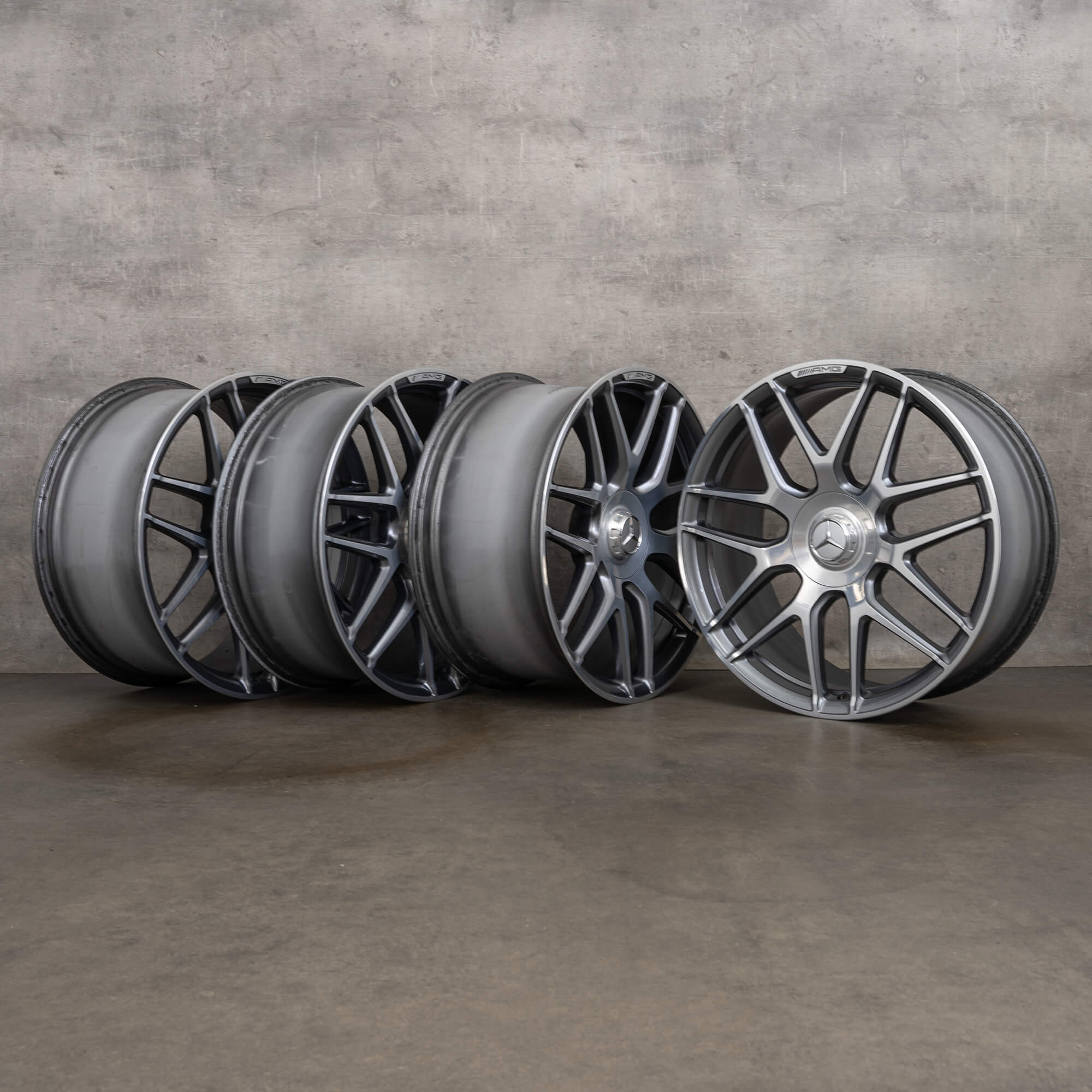 Original Mercedes Benz S-klass S63 S65 AMG fälgar 20 tum W222 C217 ...
