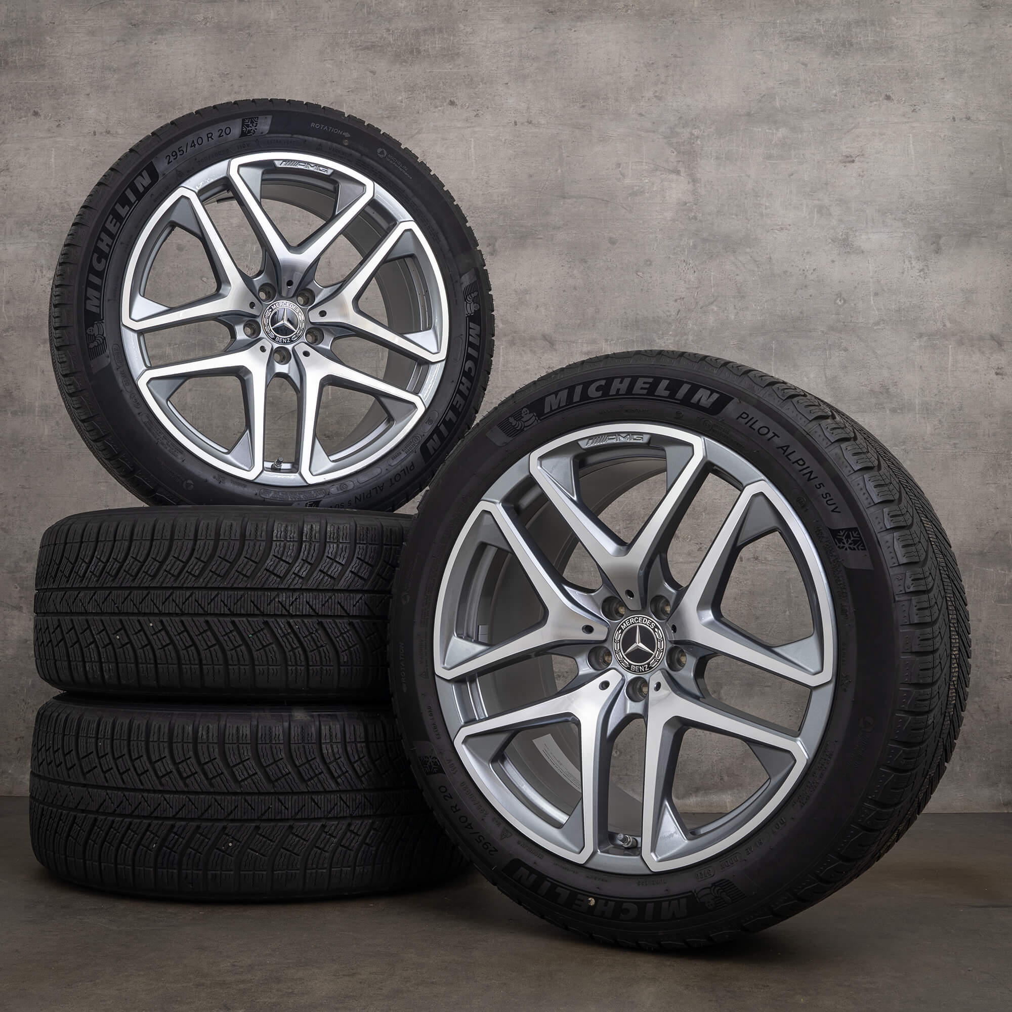 OEM AMG Mercedes Benz GLC 63 & 63S rims 20 inch X253 C253 winter tires ...