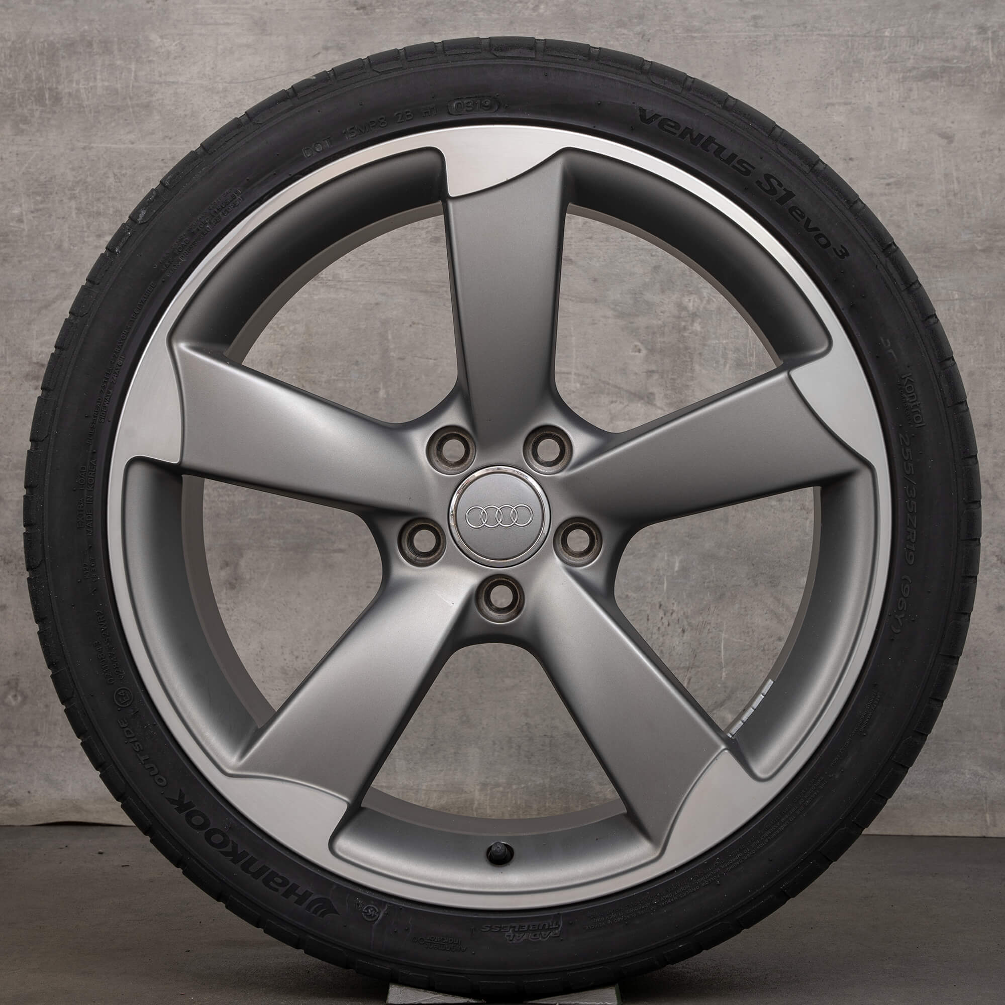 Audi A4 S4 B8 summer tires 19 inch rotor rims wheels 8K0601025AR