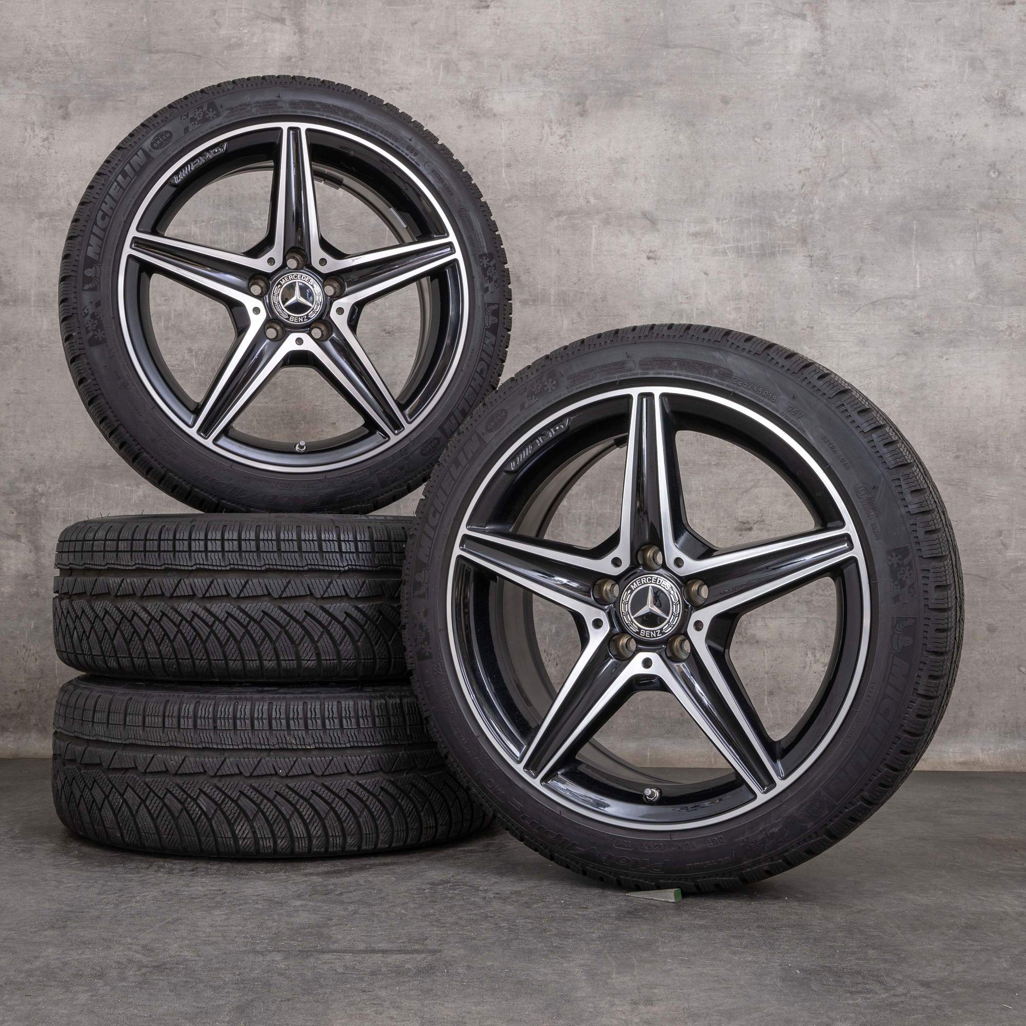 Original Mercedes Benz C-Klasse AMG C43 C450 Sport Winterräder 18 Zoll ...