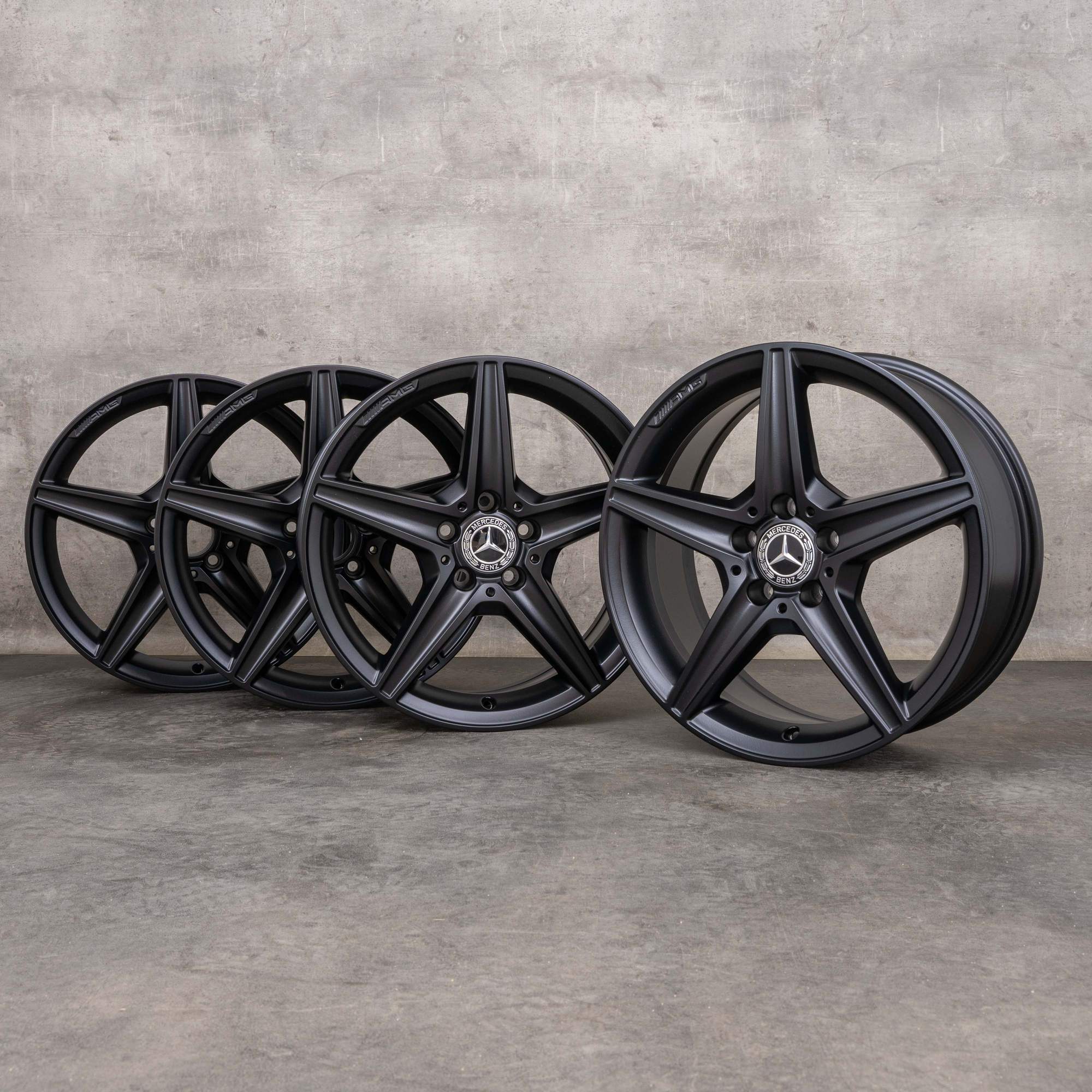 OEM Mercedes Benz C-Class AMG Rims 18 inch W205 S205 C205 A205 ...