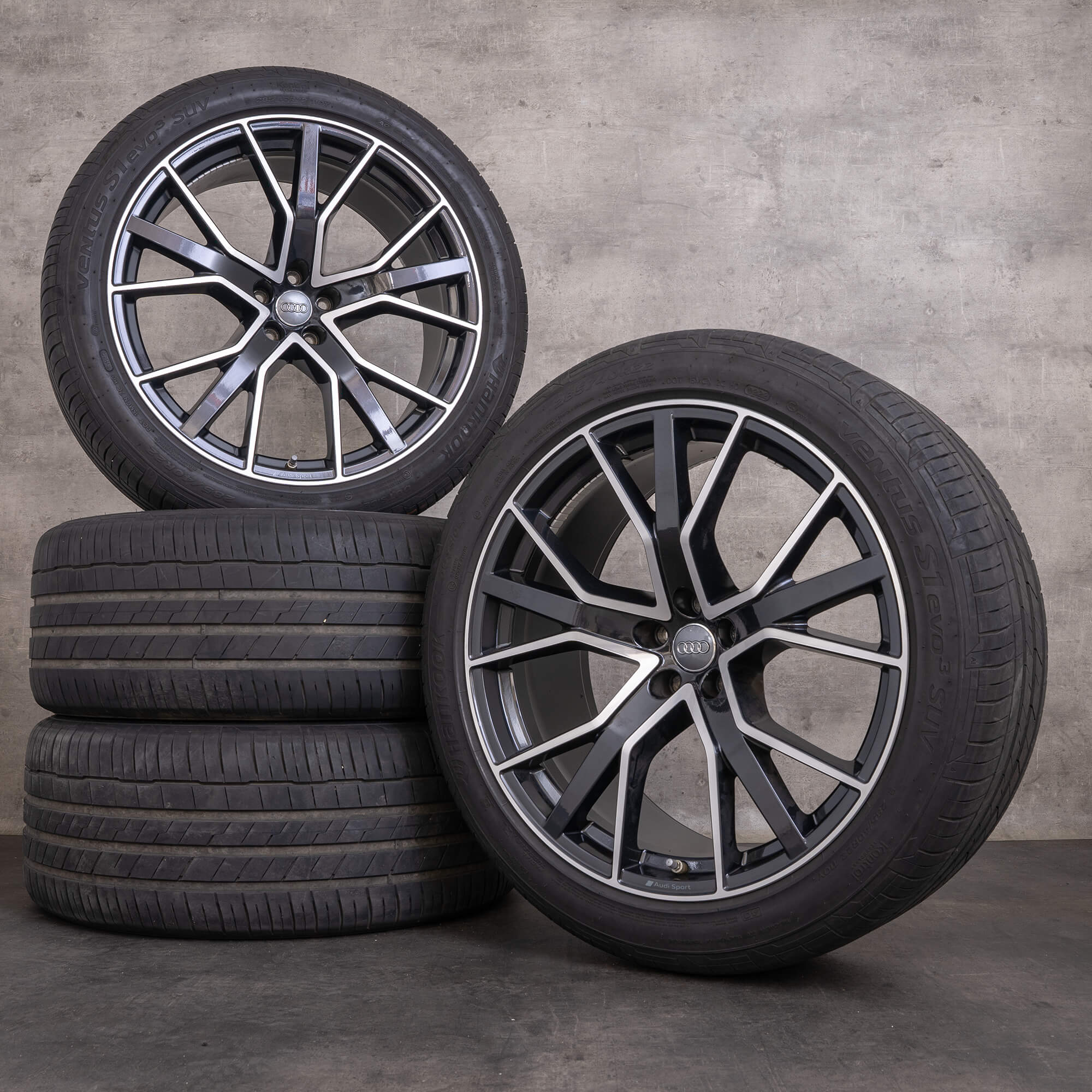 OEM Audi Q8 SQ8 rims 22 inch 4M8 summer wheels 4M8601025Q titanium ...