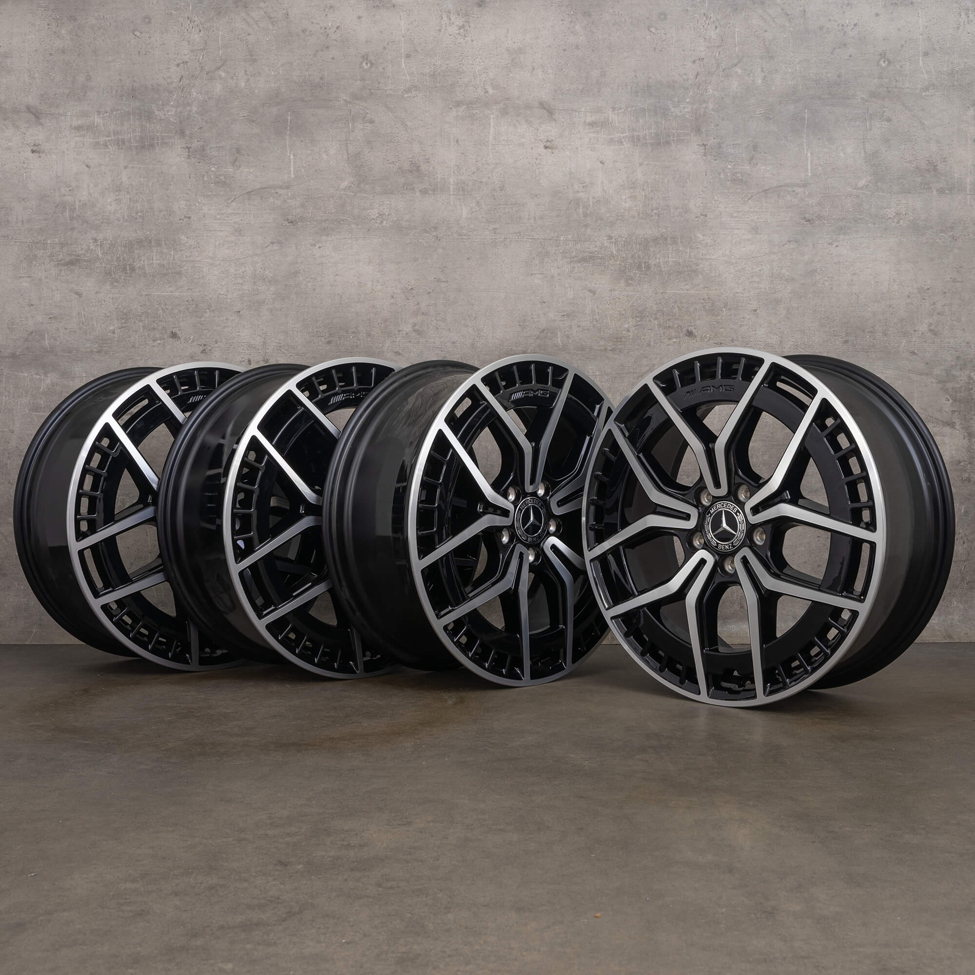 OEM AMG Mercedes Benz EQA H243 EQB X243 19 inch rims A2434010500 black NEW