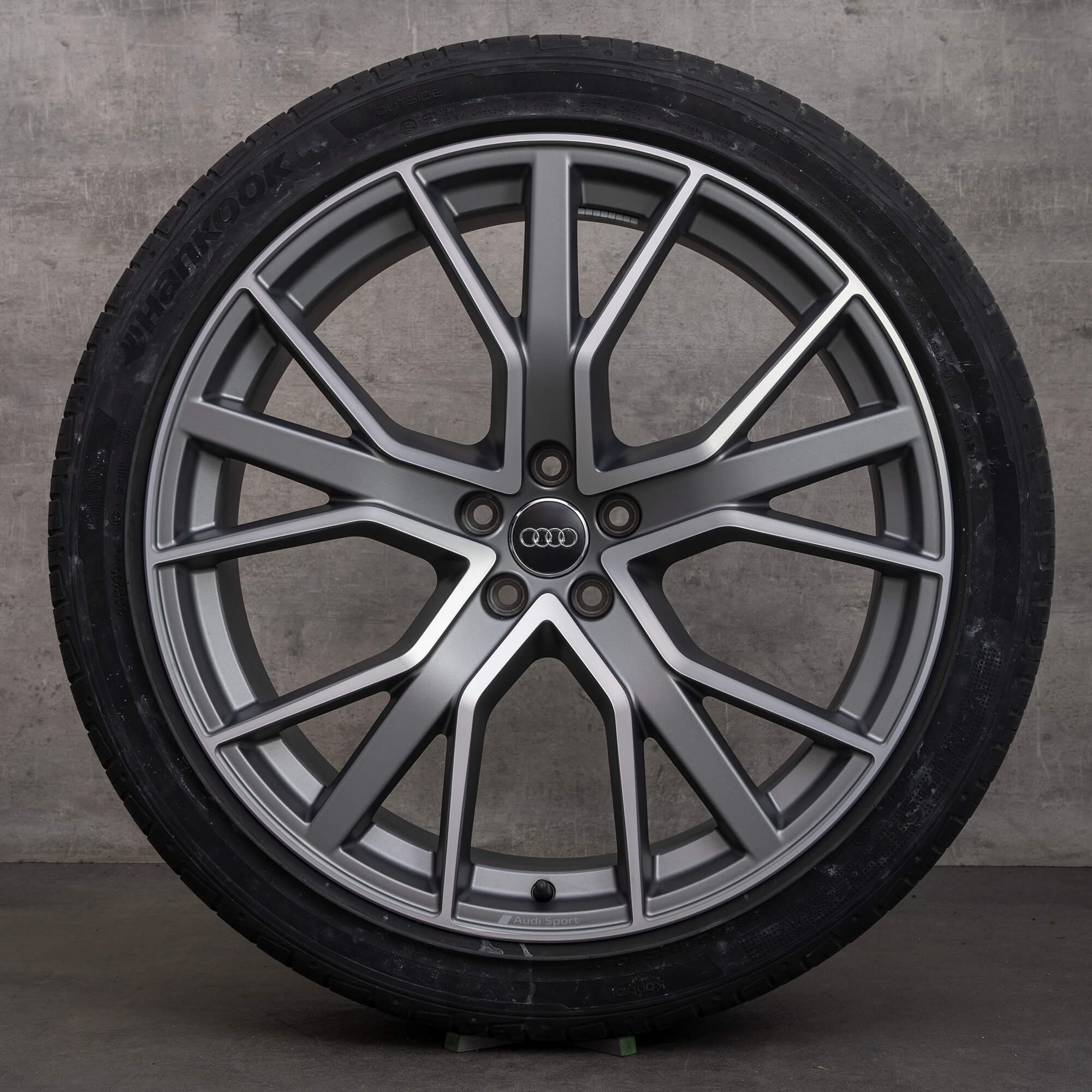 Audi 22 inch rims Q7 SQ7 4M summer tires wheels 4M0601025CP 5 mm